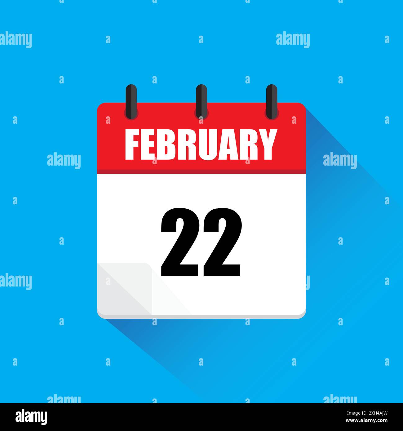 22 february icon hi-res stock photography and images - Alamy