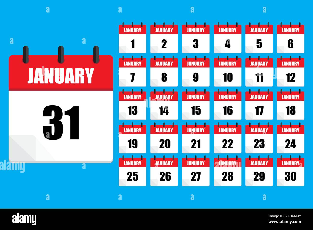 Month icons hi-res stock photography and images - Alamy