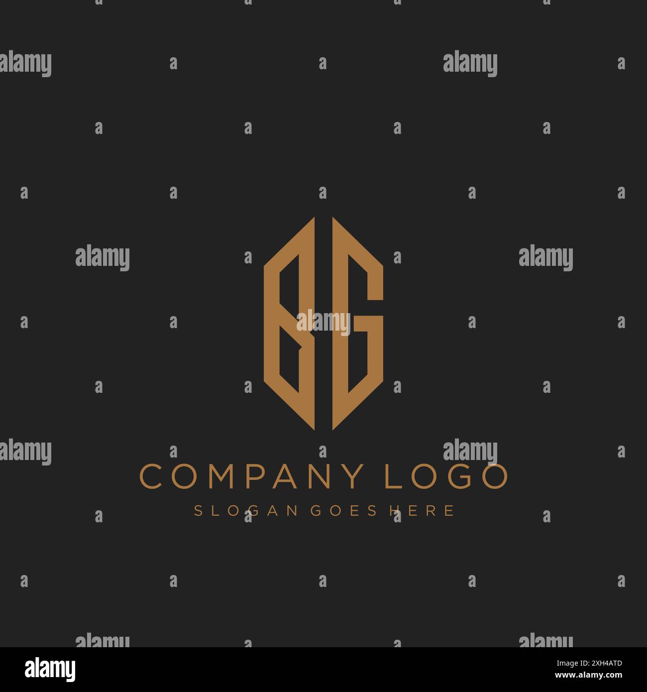 Bg logo design hi-res stock photography and images - Alamy