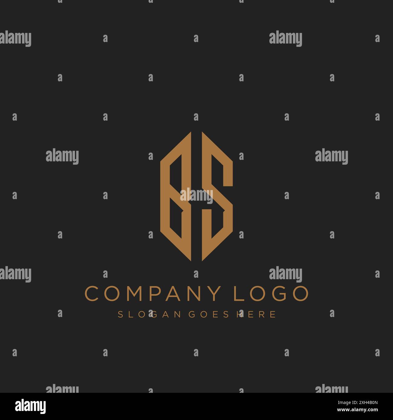 Bs logo design hi-res stock photography and images - Alamy