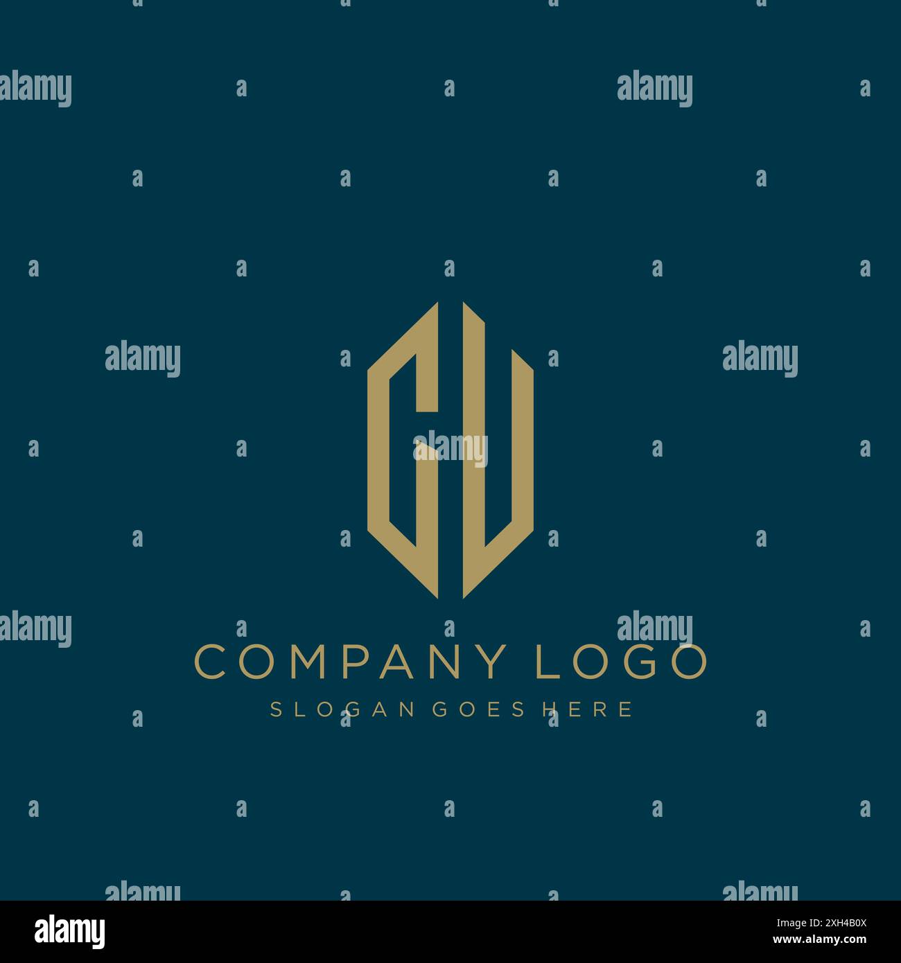 Letter cu logo hi-res stock photography and images - Alamy