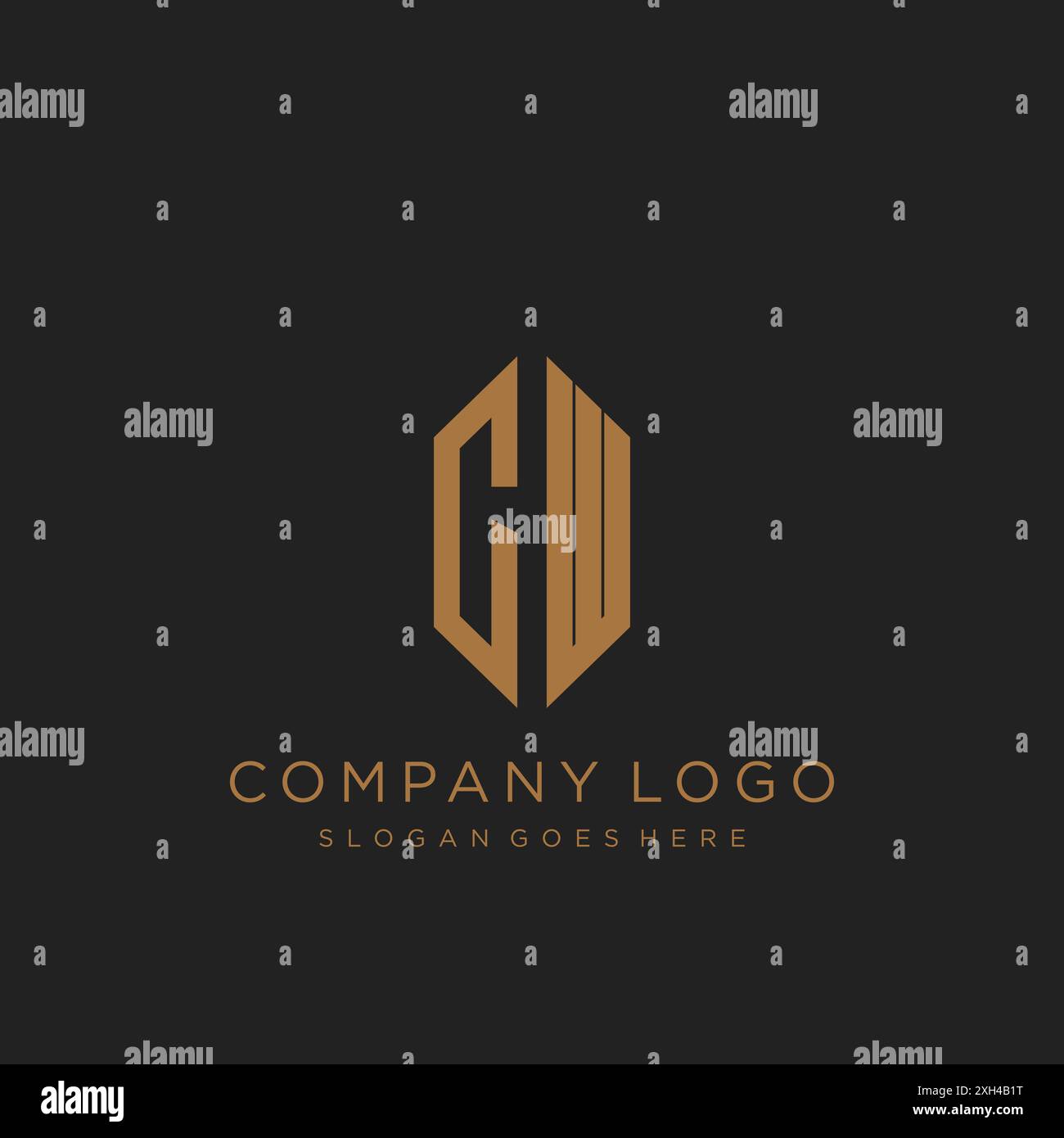 Initial cw Stock Vector Images - Alamy