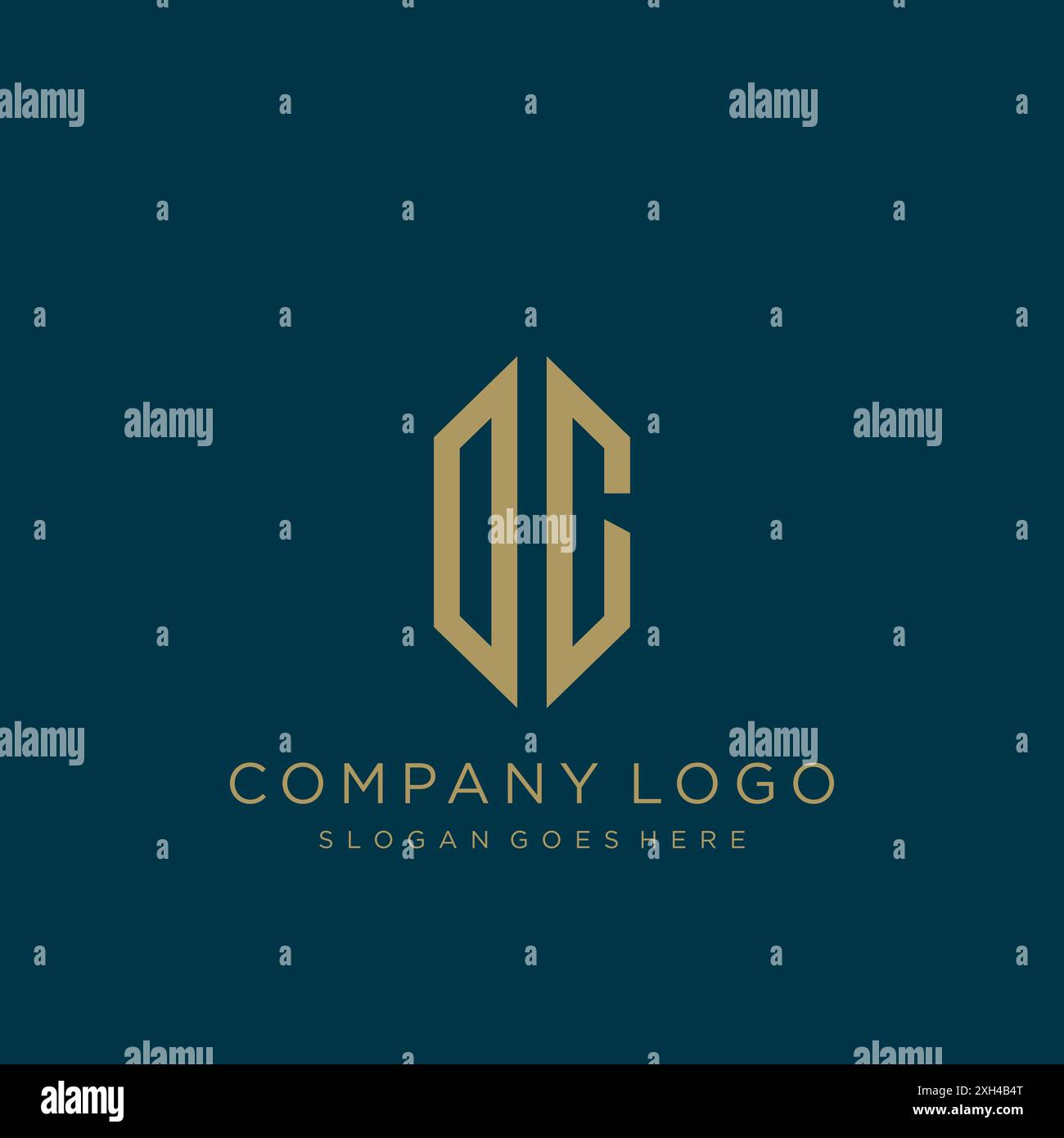 Dc letter logo hi-res stock photography and images - Alamy