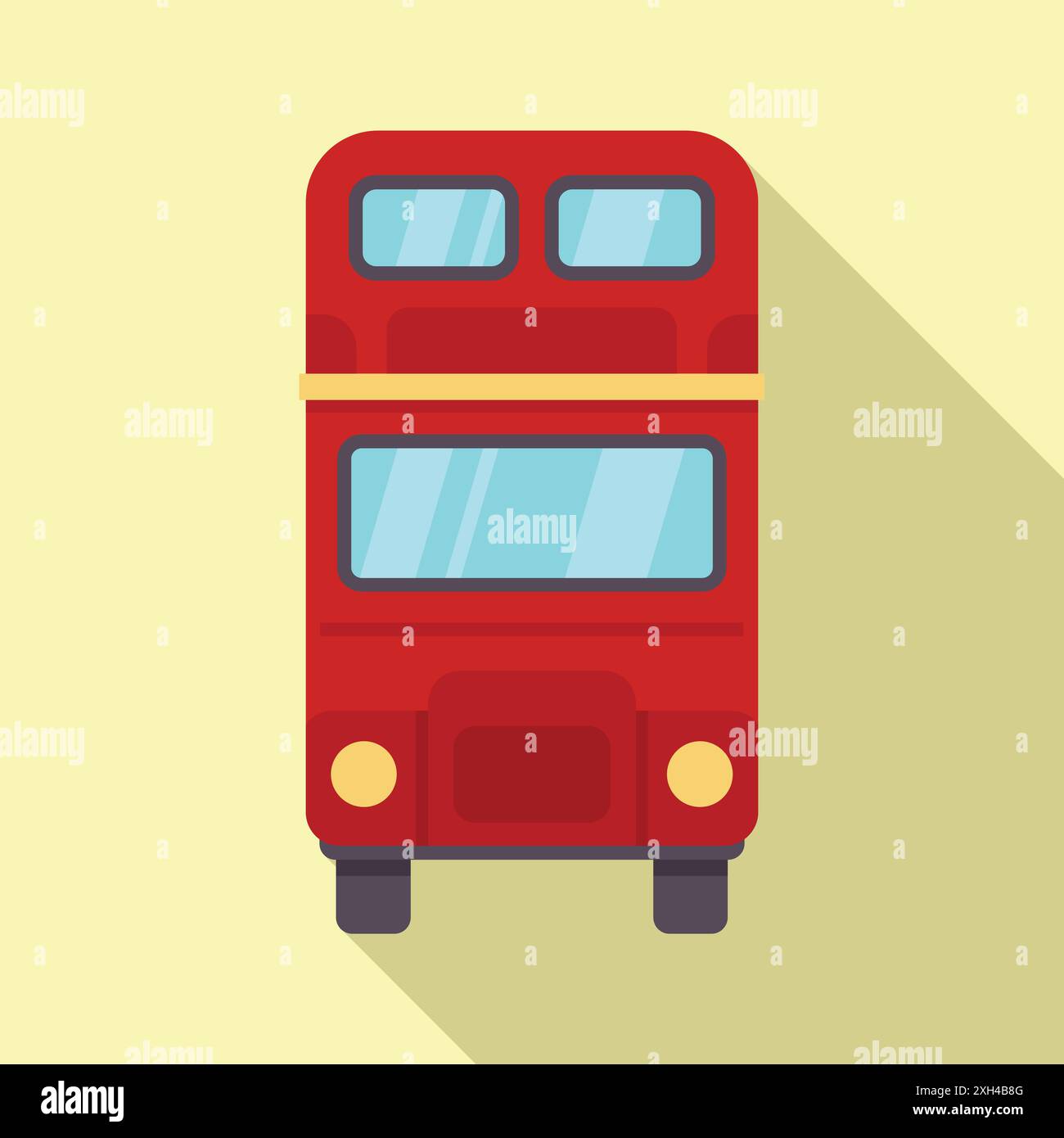 Red london bus, traditional british transportation, public transport in ...
