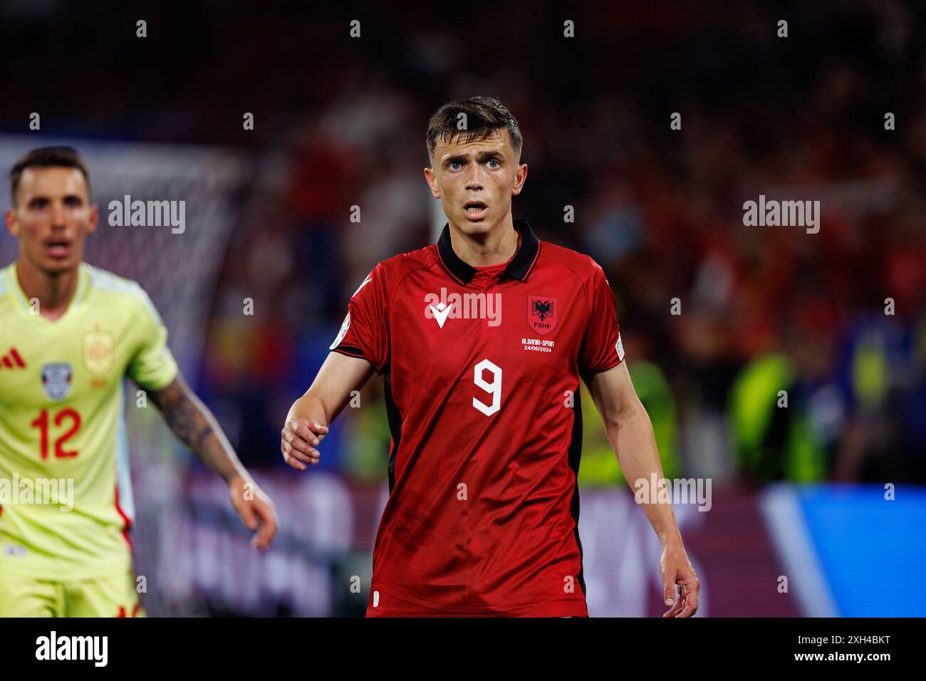 Jasir Asani seen during UEFA Euro 2024 game between national teams of ...