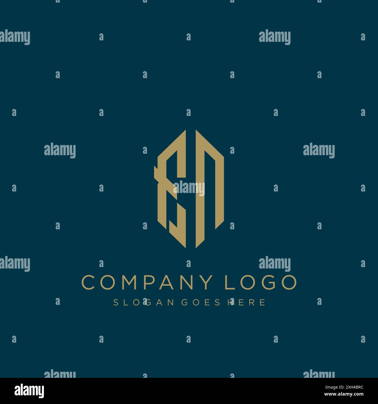 Fn letter design hi-res stock photography and images - Alamy
