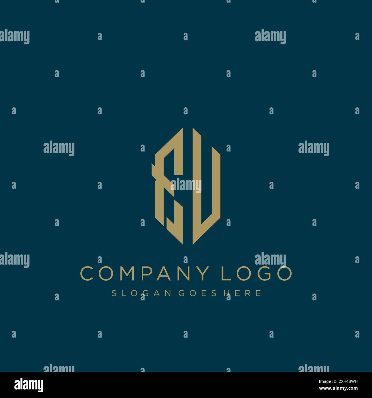 Fu letter design hi-res stock photography and images - Alamy