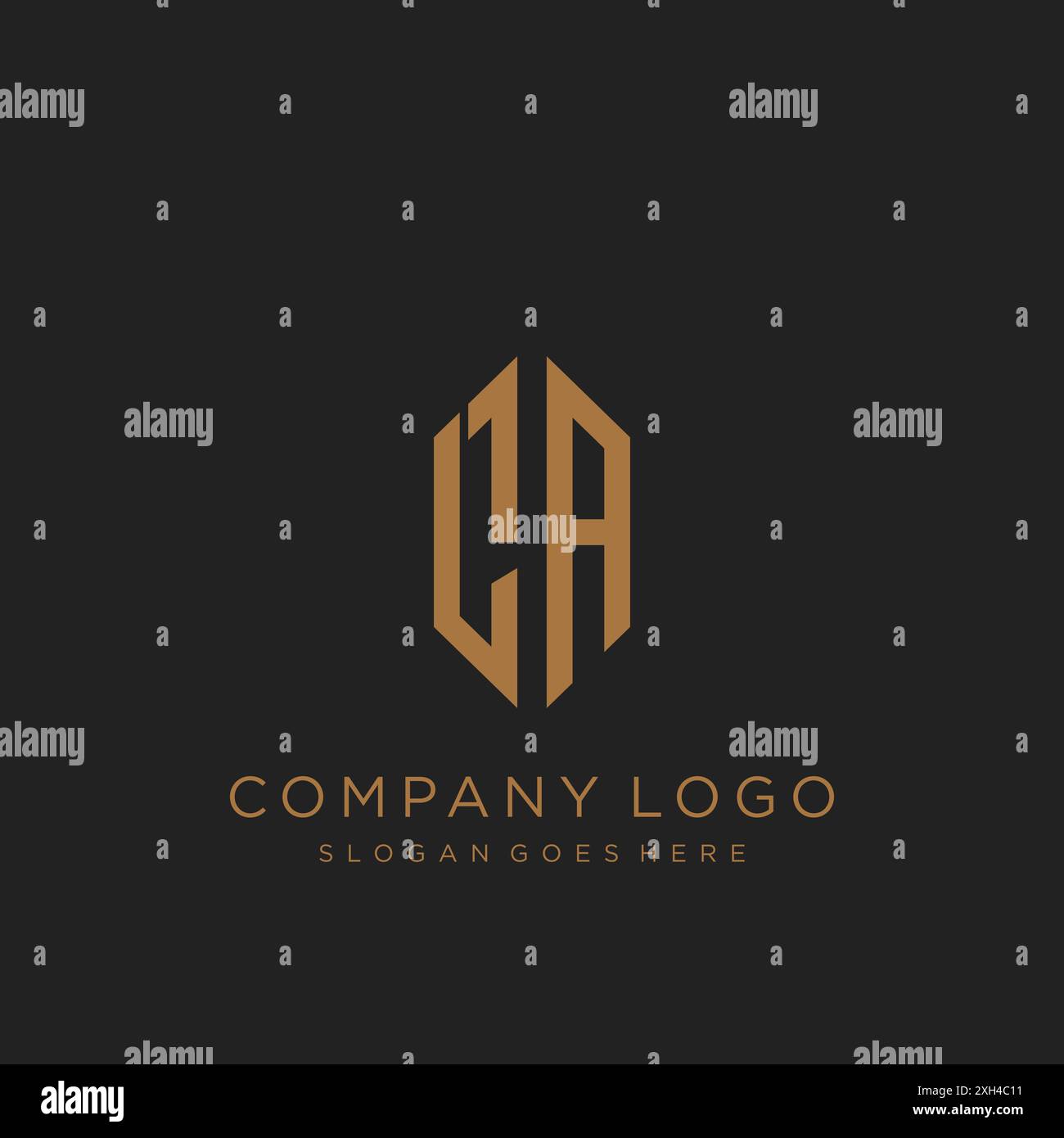 La letter logo hi-res stock photography and images - Alamy