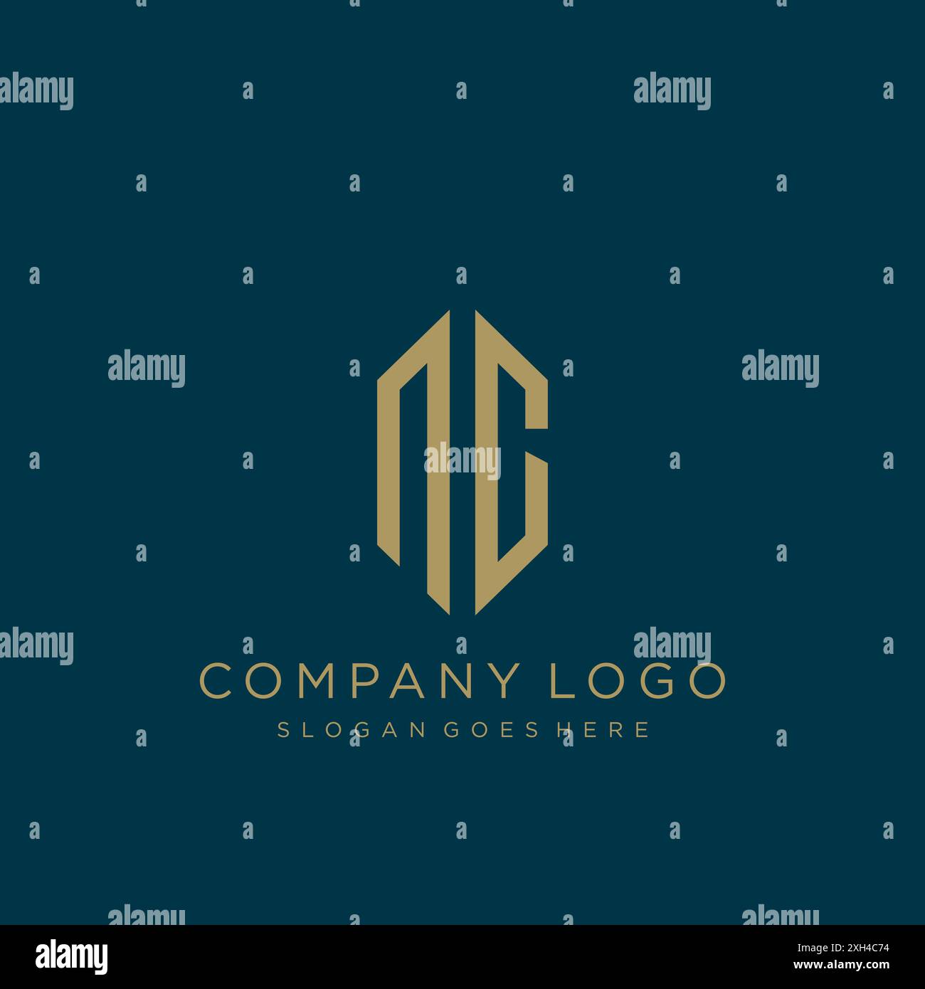 Letter nc logo hi-res stock photography and images - Alamy