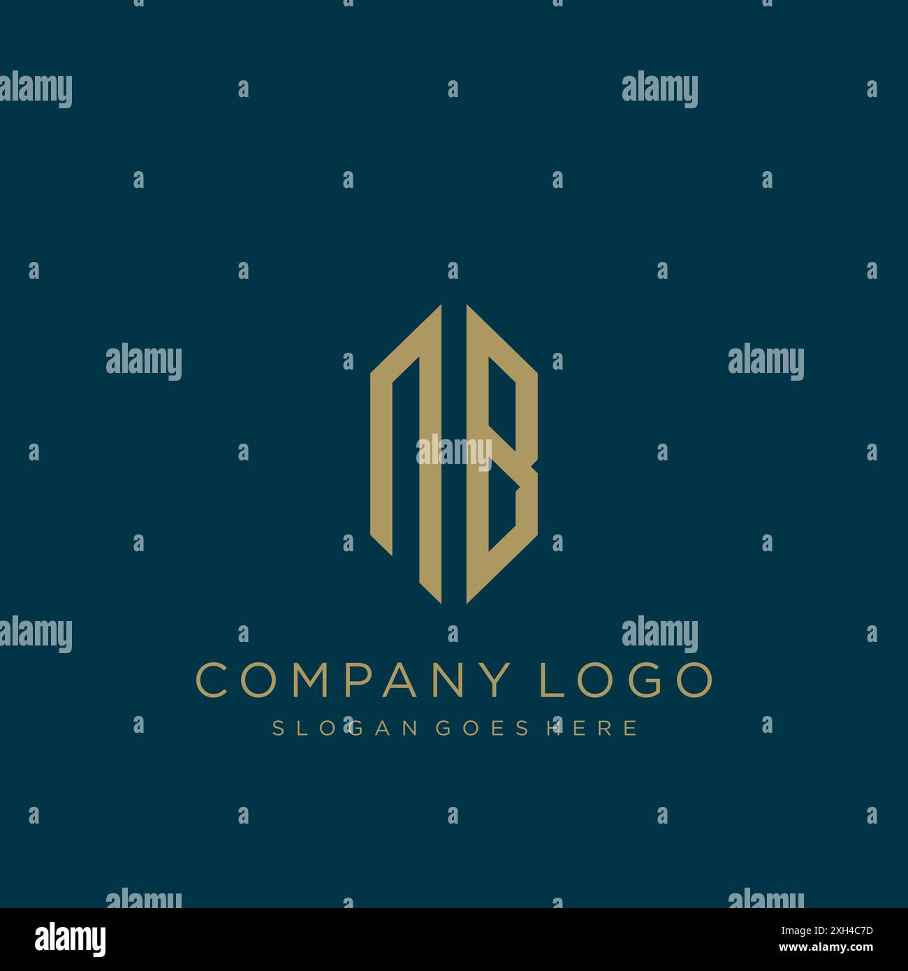 Letter nb logo hi-res stock photography and images - Alamy