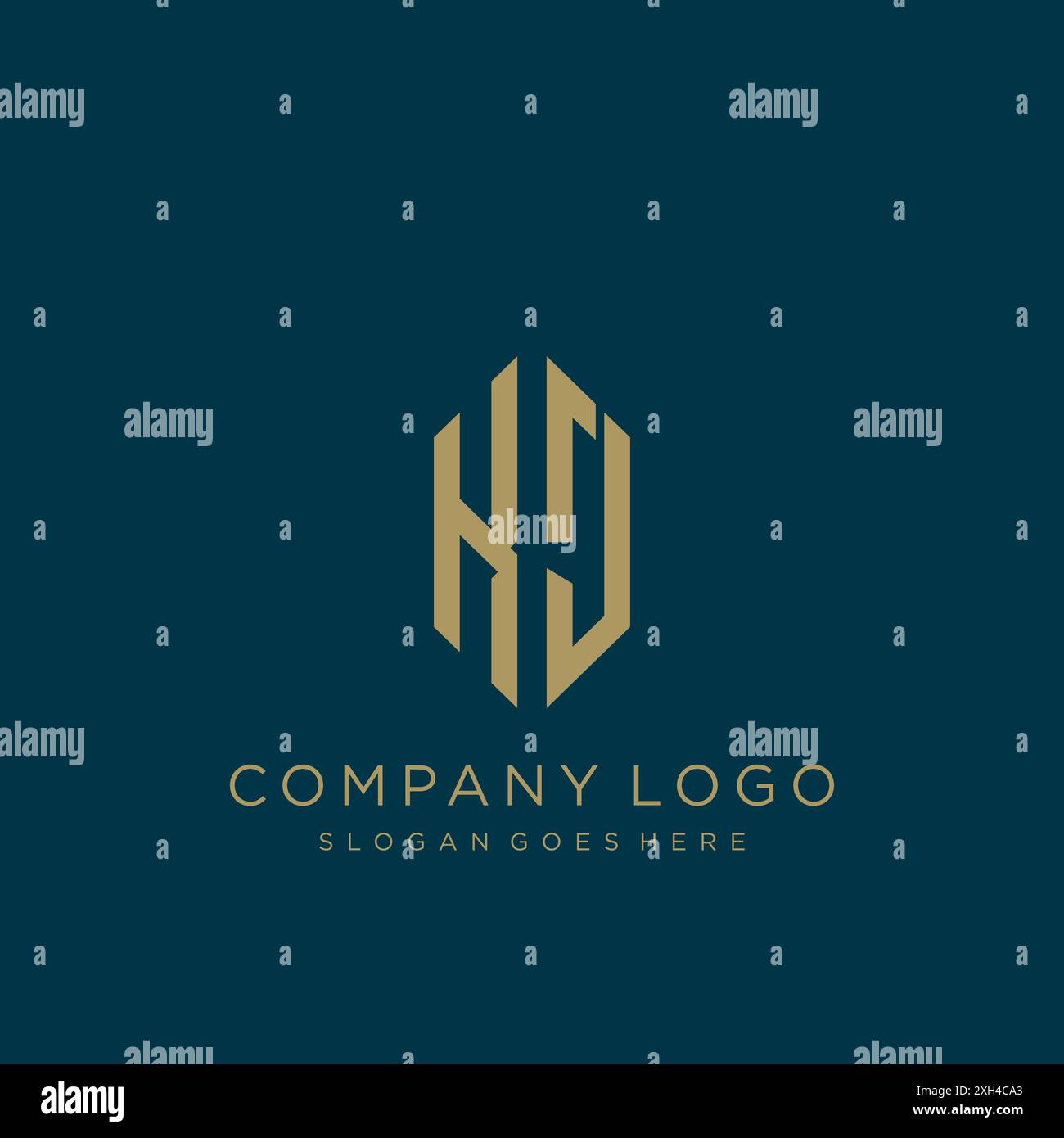 KJ Letter logo icon design Stock Vector Image & Art - Alamy