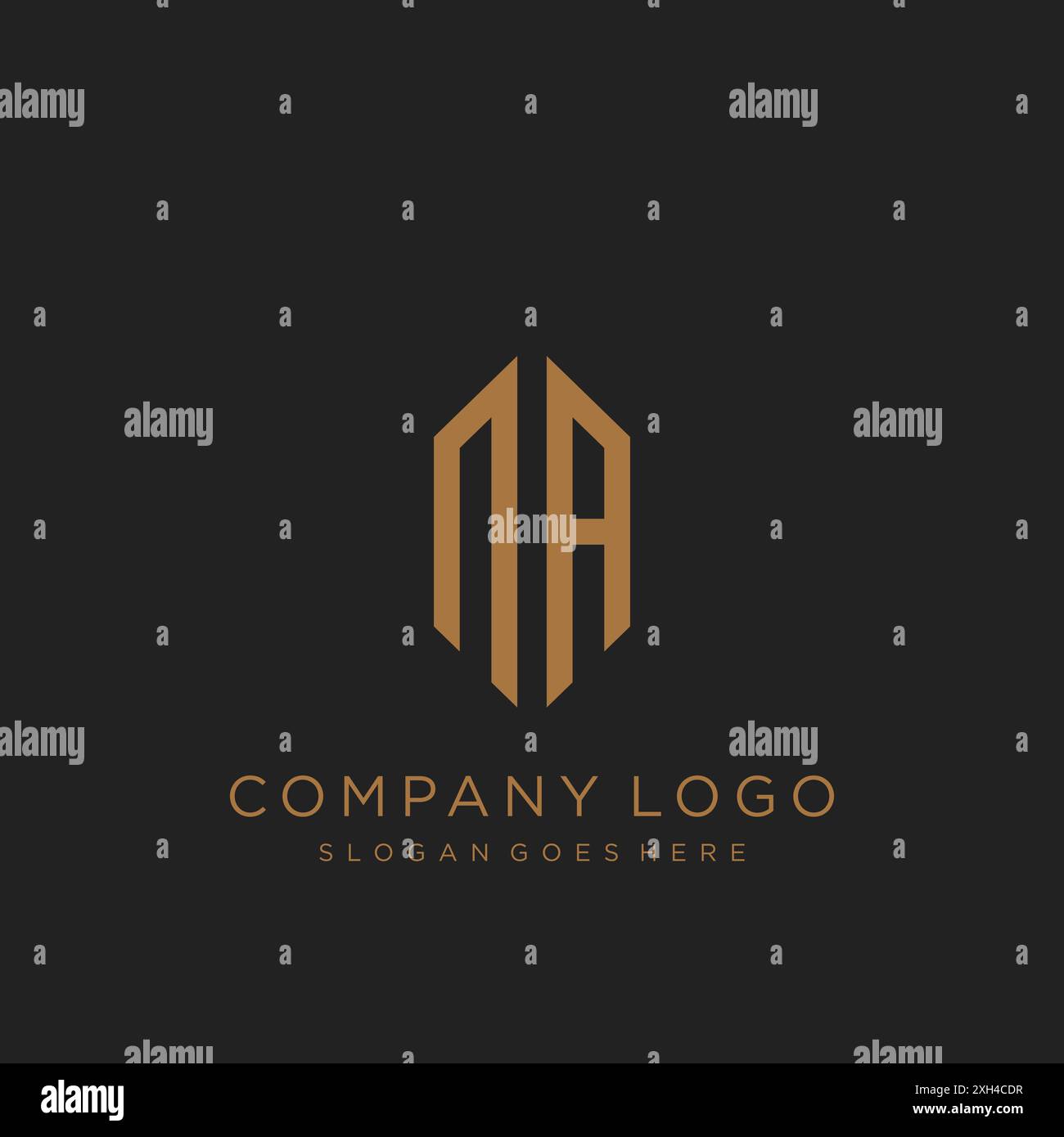 Na logo design hi-res stock photography and images - Alamy