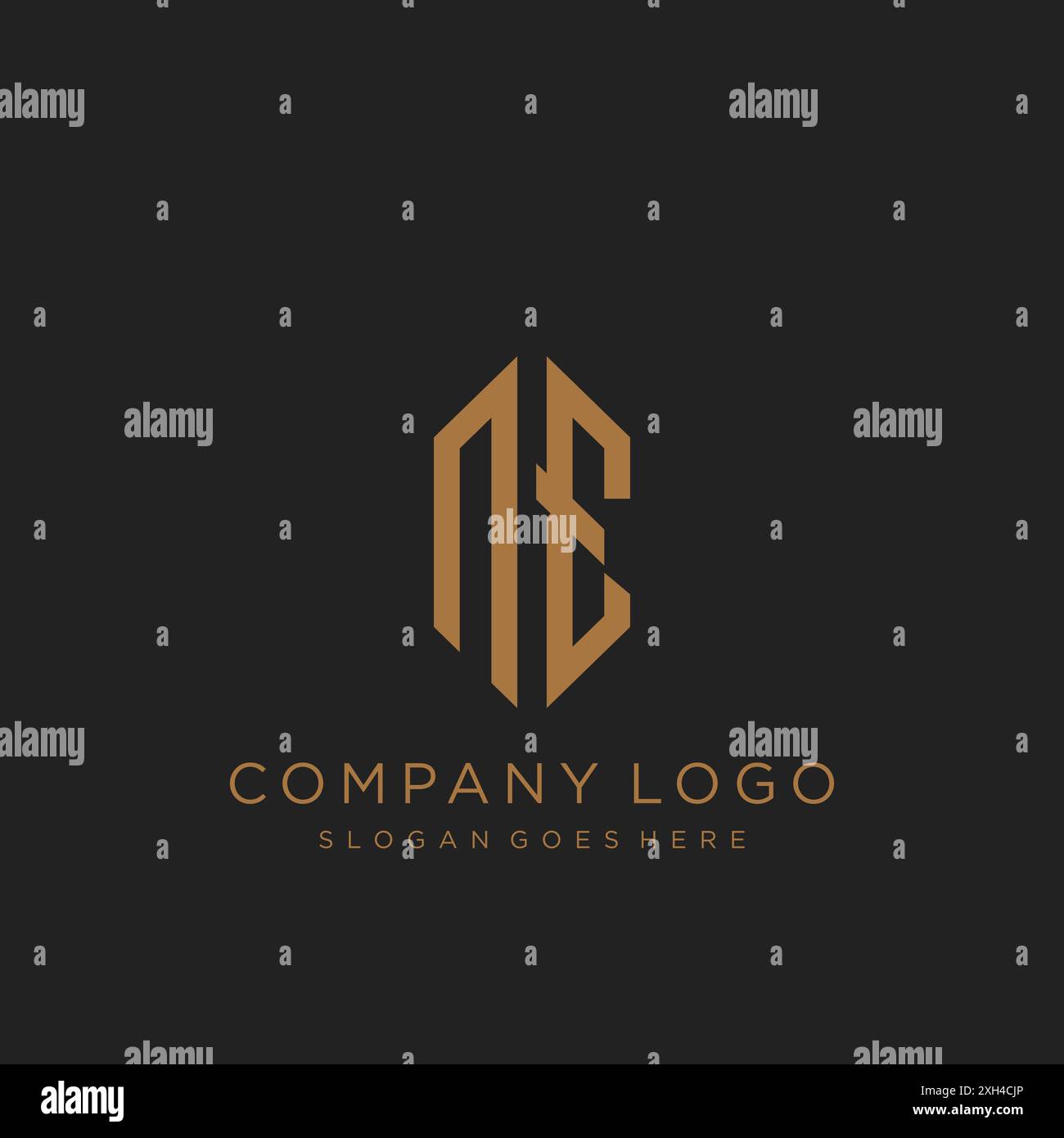Ne logo design hi-res stock photography and images - Alamy