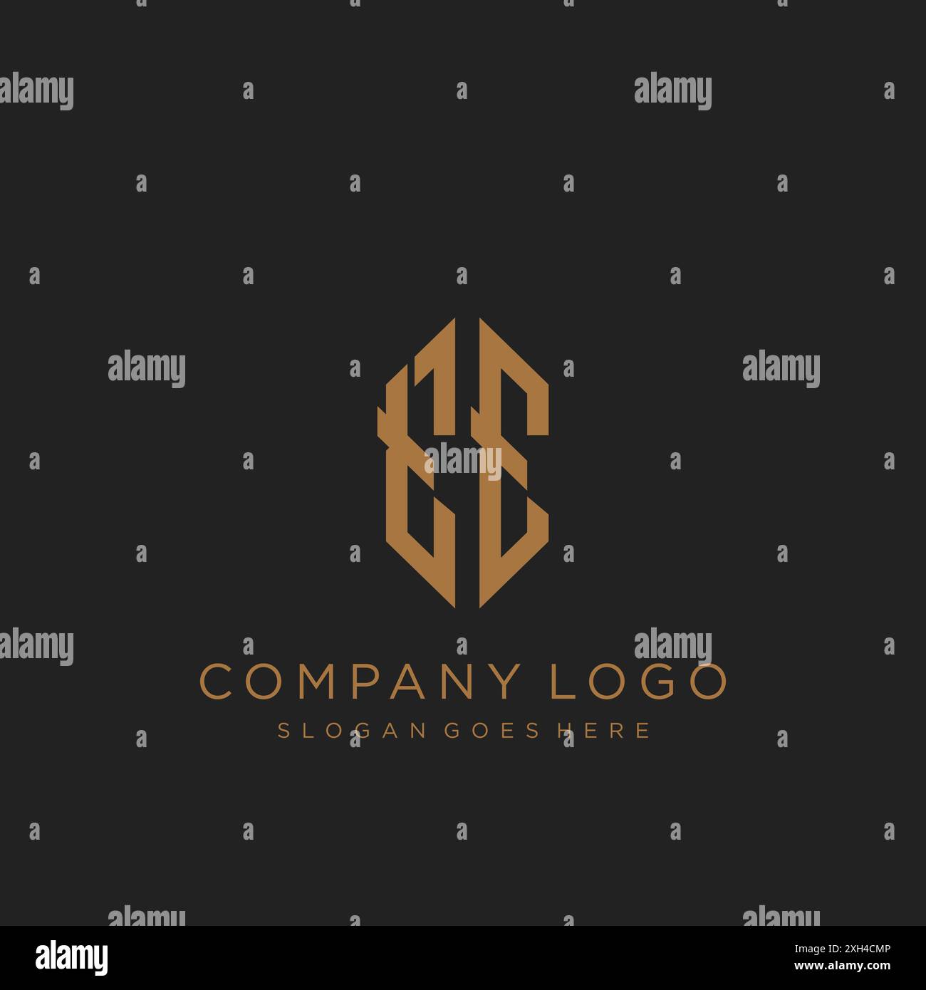Te logo design Stock Vector Images - Alamy