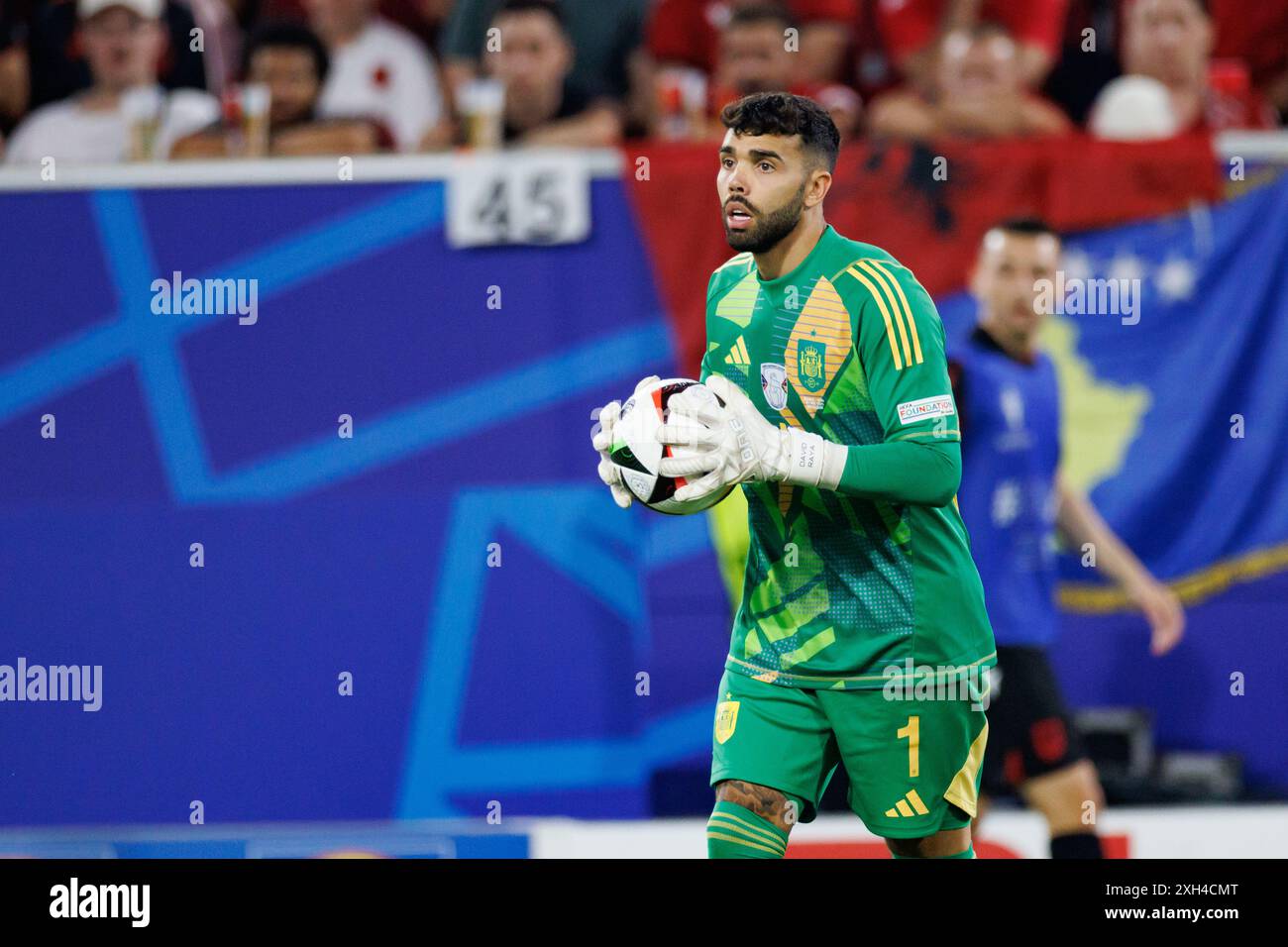 David Raya seen during UEFA Euro 2024 game between national teams of ...