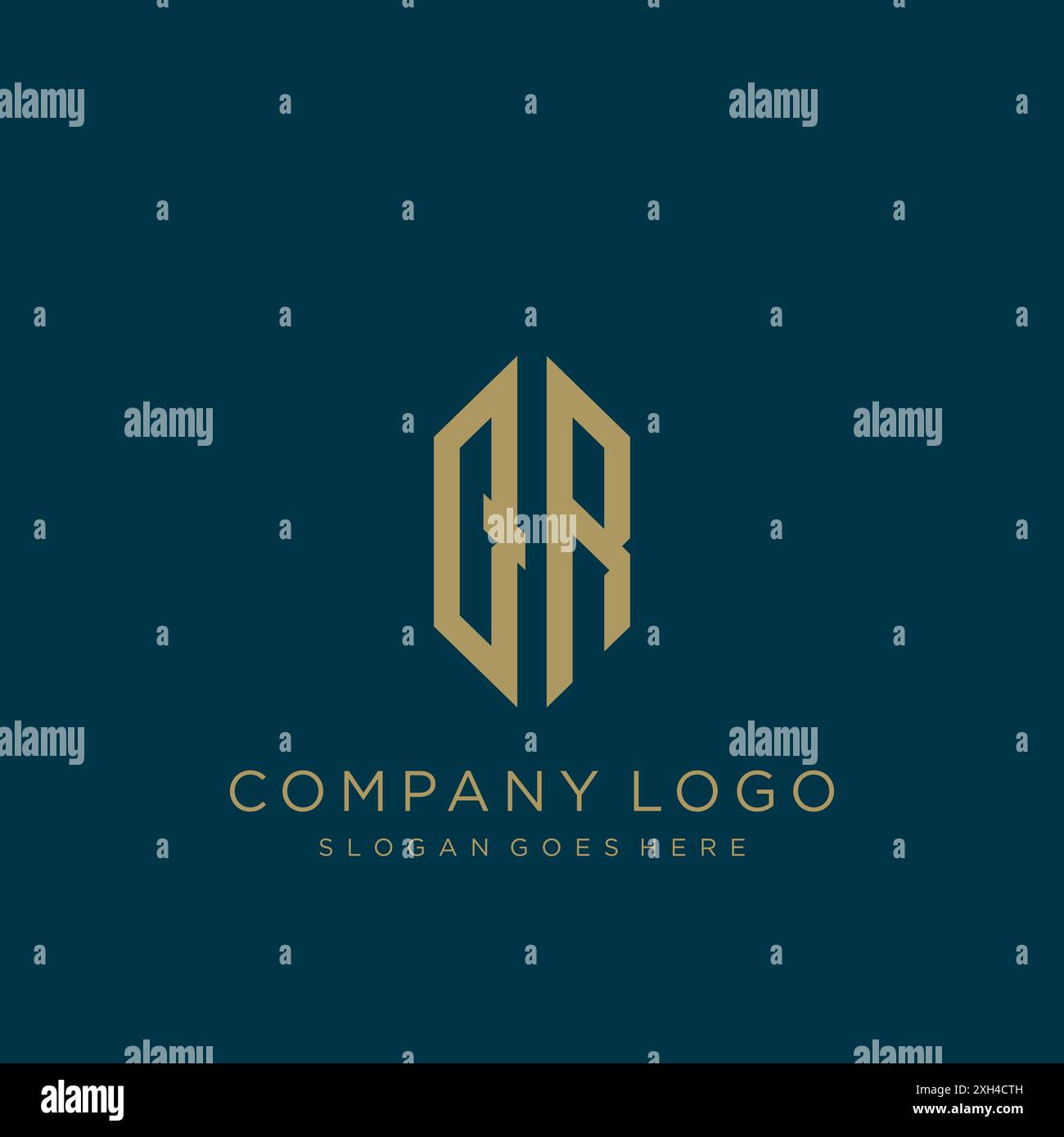Qr letter logo hi-res stock photography and images - Alamy