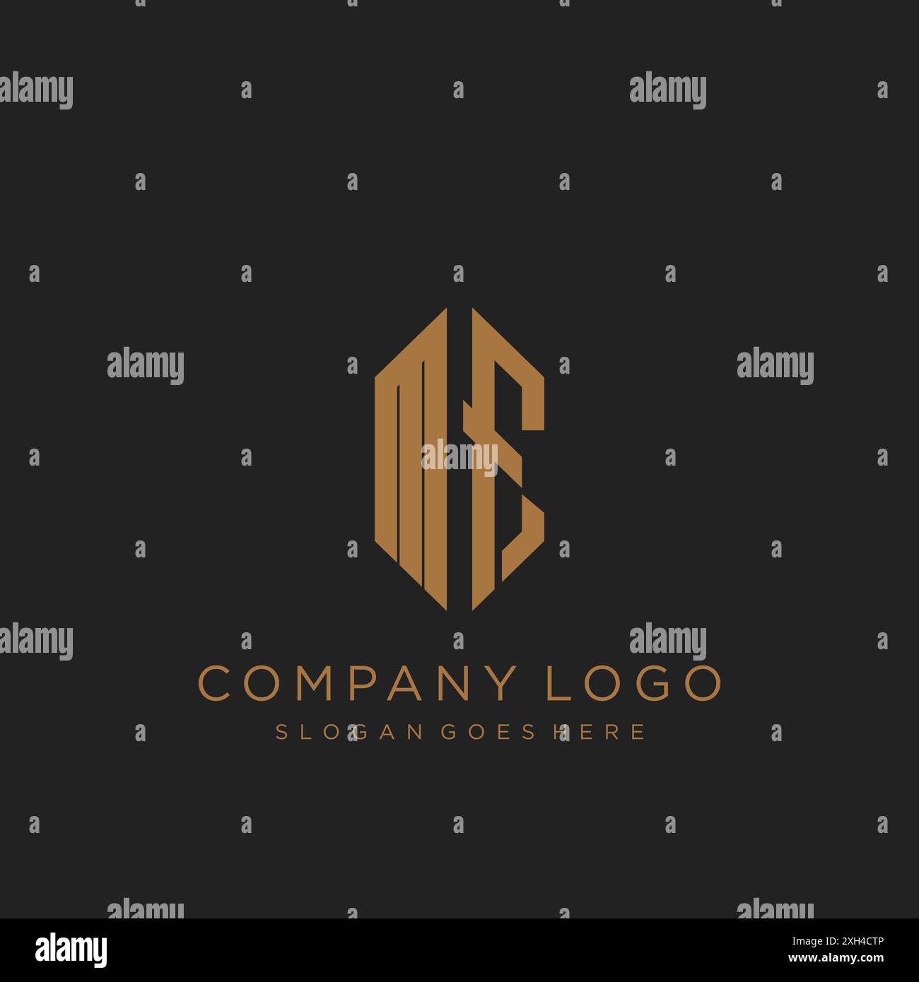 Letter mf logo hi-res stock photography and images - Alamy