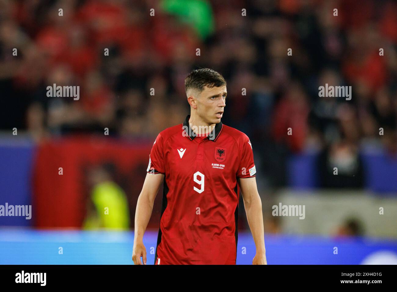 Jasir Asani seen during UEFA Euro 2024 game between national teams of ...