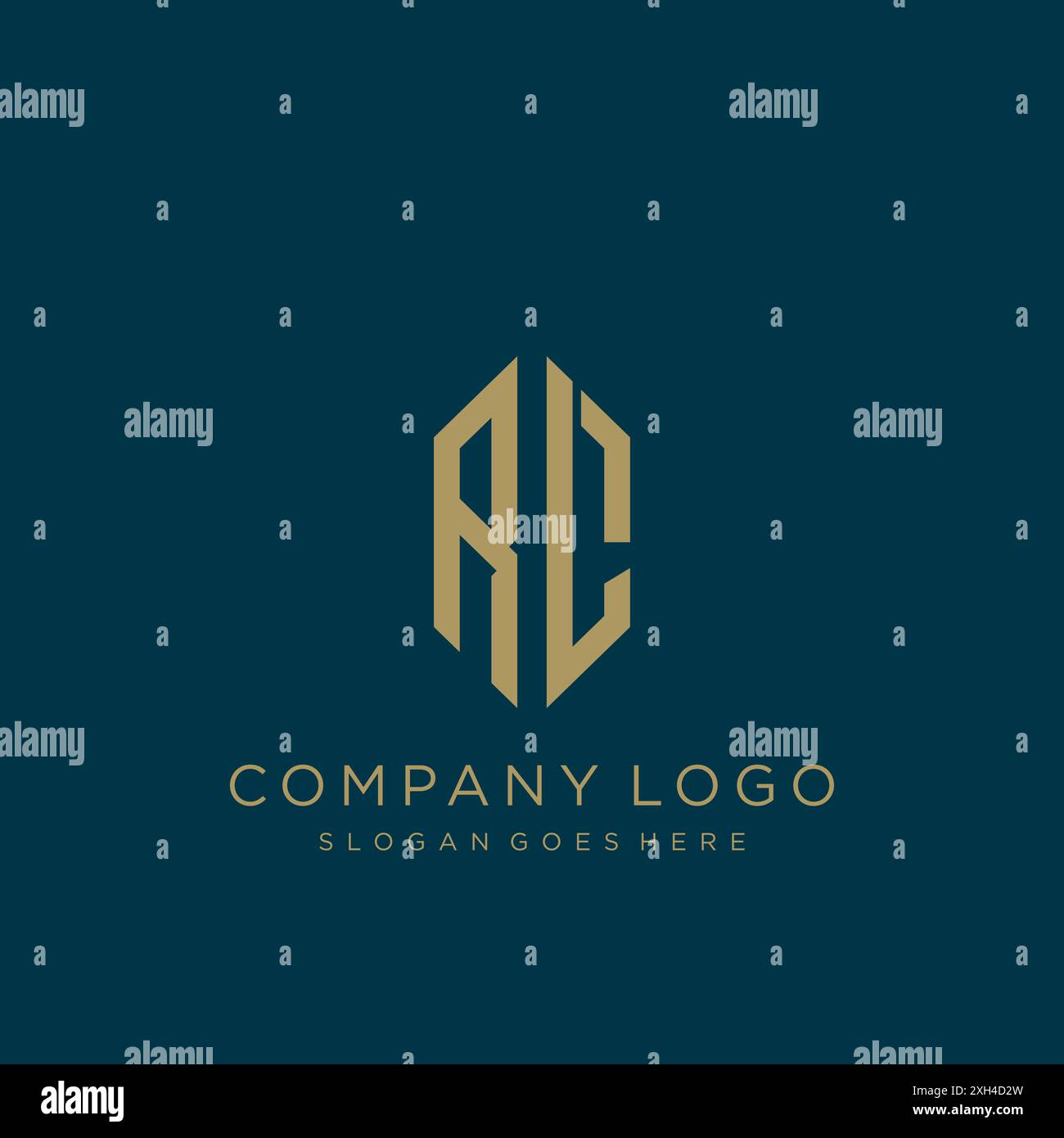 Rl logo design hi-res stock photography and images - Alamy