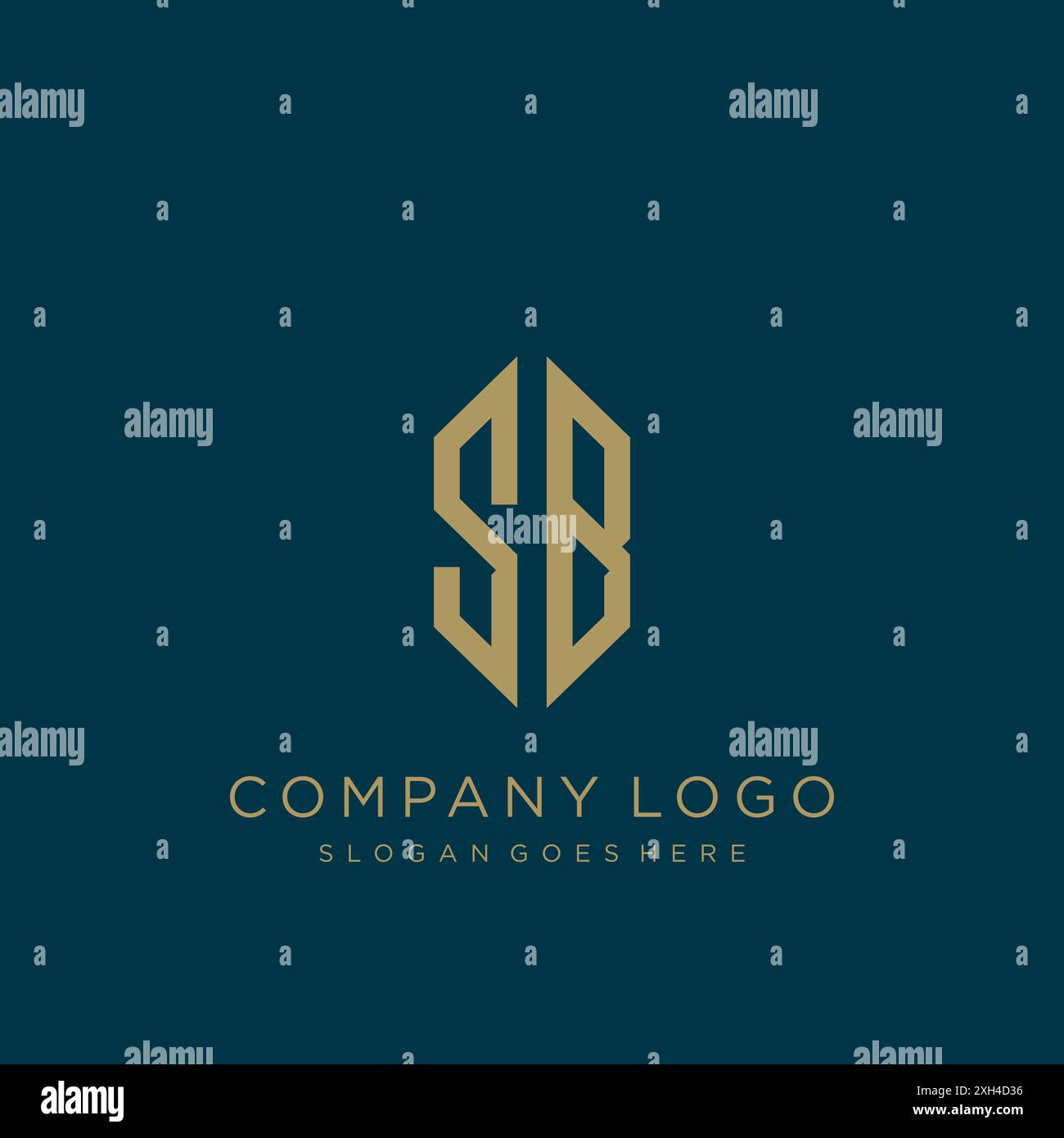 Letter sb logo hi-res stock photography and images - Alamy