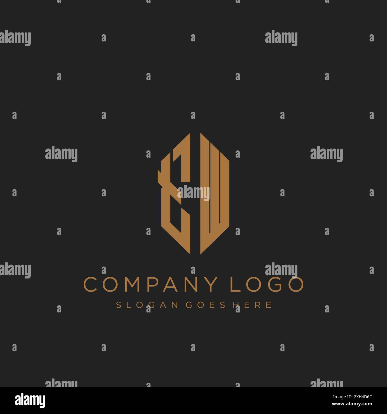Tw logo design hi-res stock photography and images - Alamy