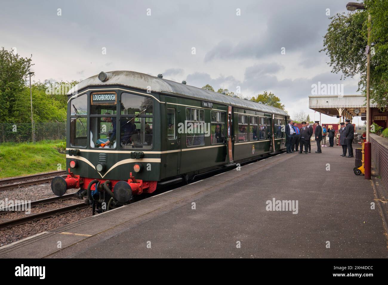 Preserved Derby lightweight DMU 79900 Iris at Leicester North railway ...