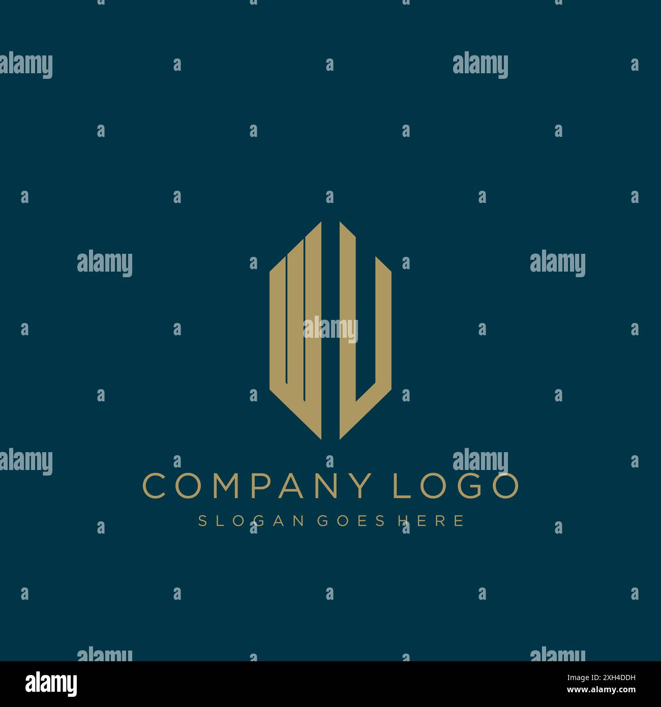 Wu letter design hi-res stock photography and images - Alamy