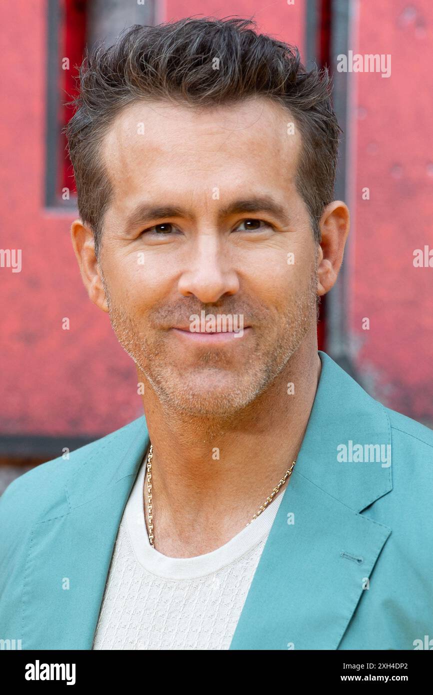 London, UK. 11 Jul, 2024. Pictured: Ryan Reynolds attends The UK Sneak ...