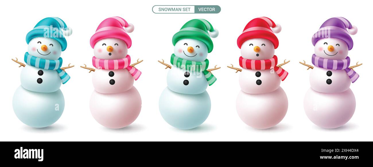 Snow man character hi-res stock photography and images - Alamy