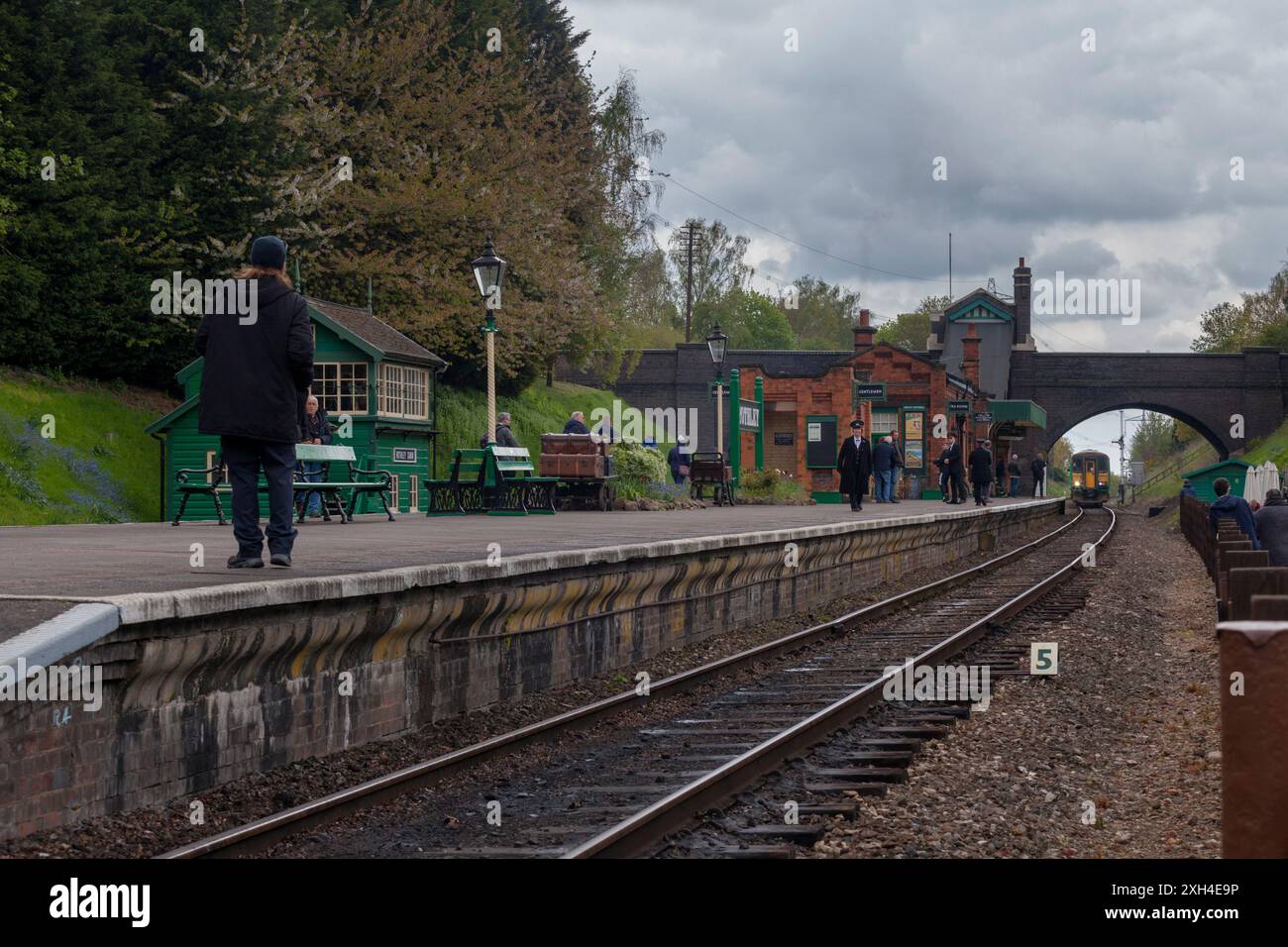 27/04/2024 Rothley railway station on the preserved Great Central ...