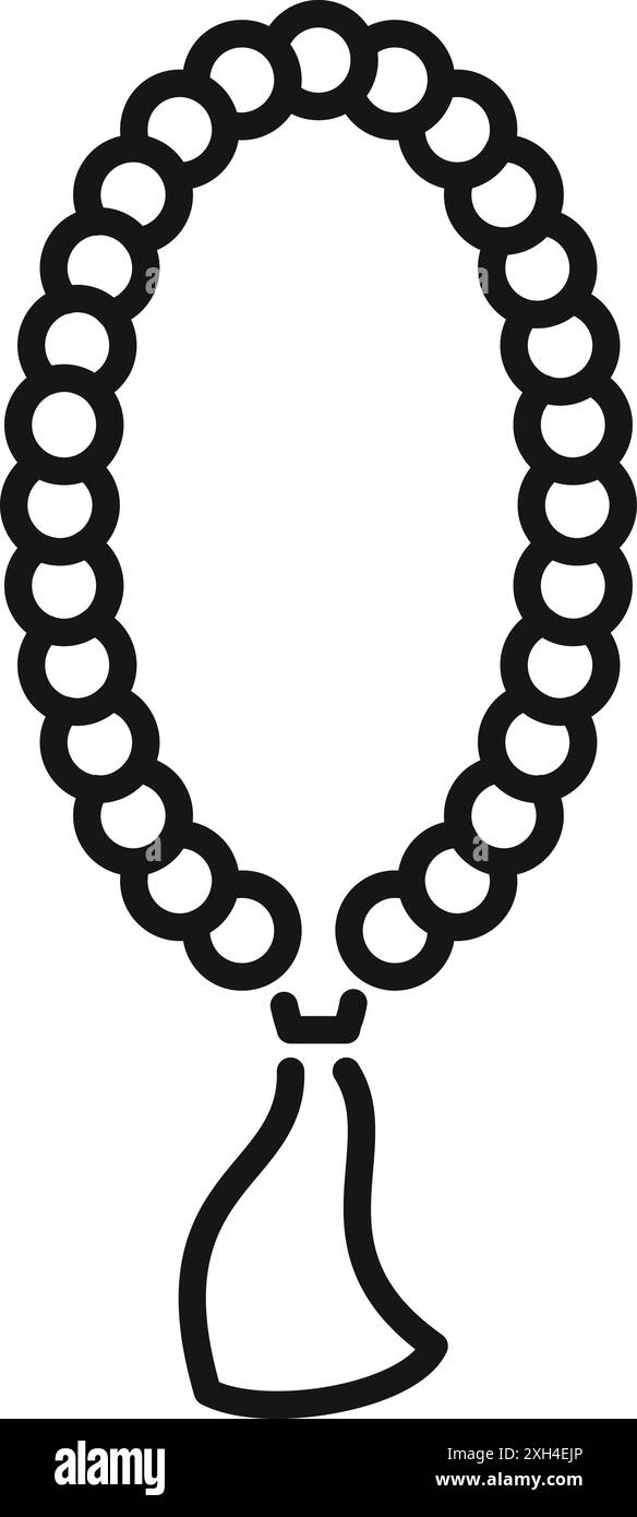 Muslim tasbih Black and White Stock Photos & Images - Alamy