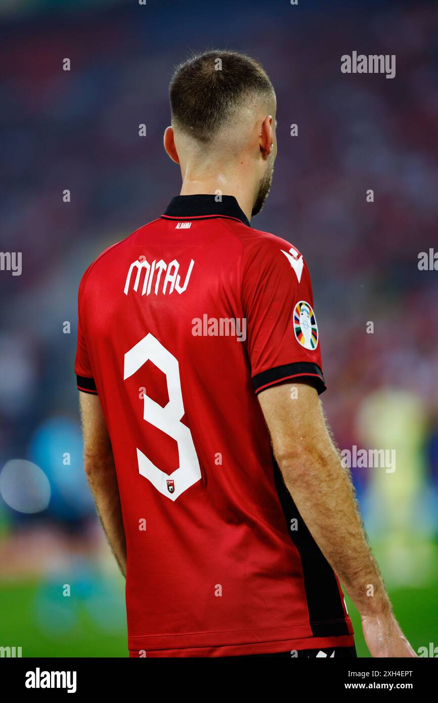 Mario Mitaj seen during UEFA Euro 2024 game between national teams of ...