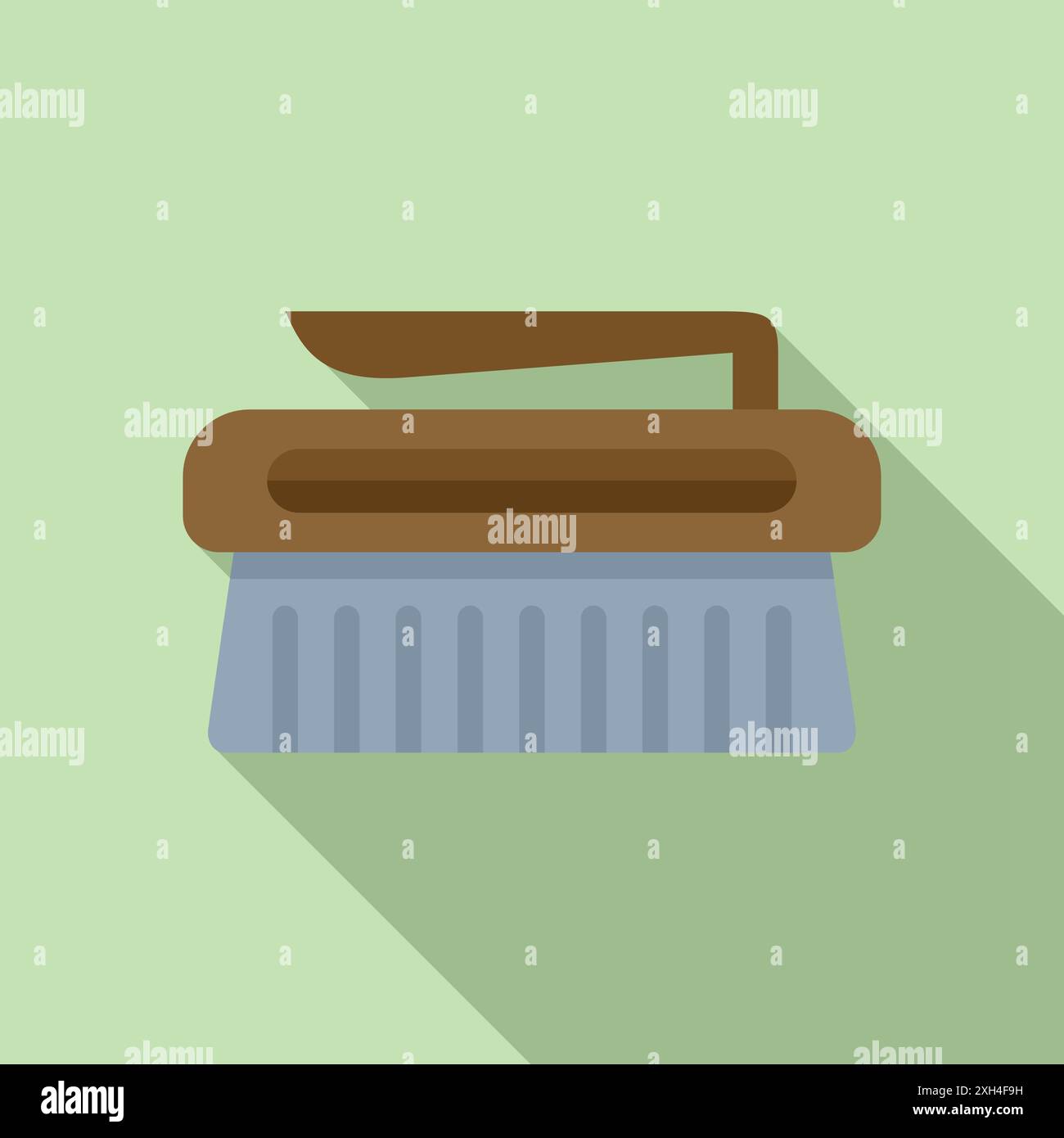 Cleaning brush with handle for scrubbing and sweeping floors and ...