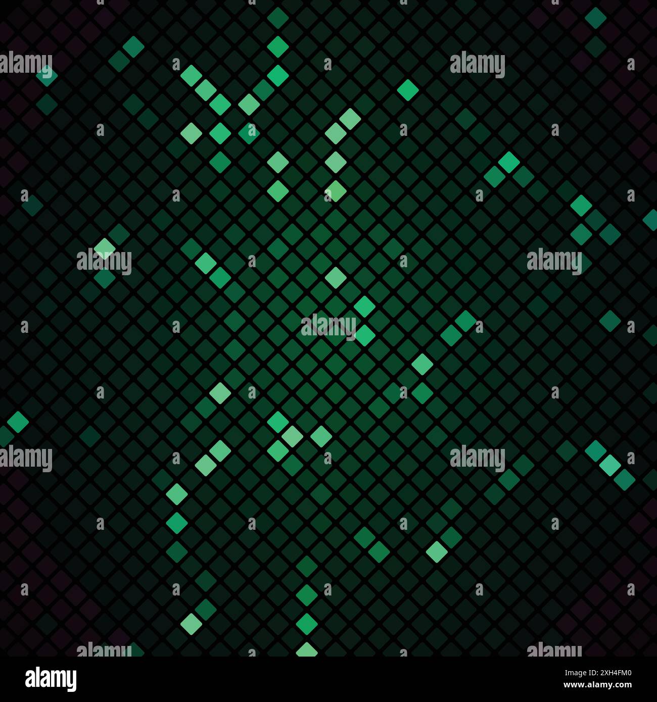 Abstract mosaic with green background, stock vector Stock Vector Image ...