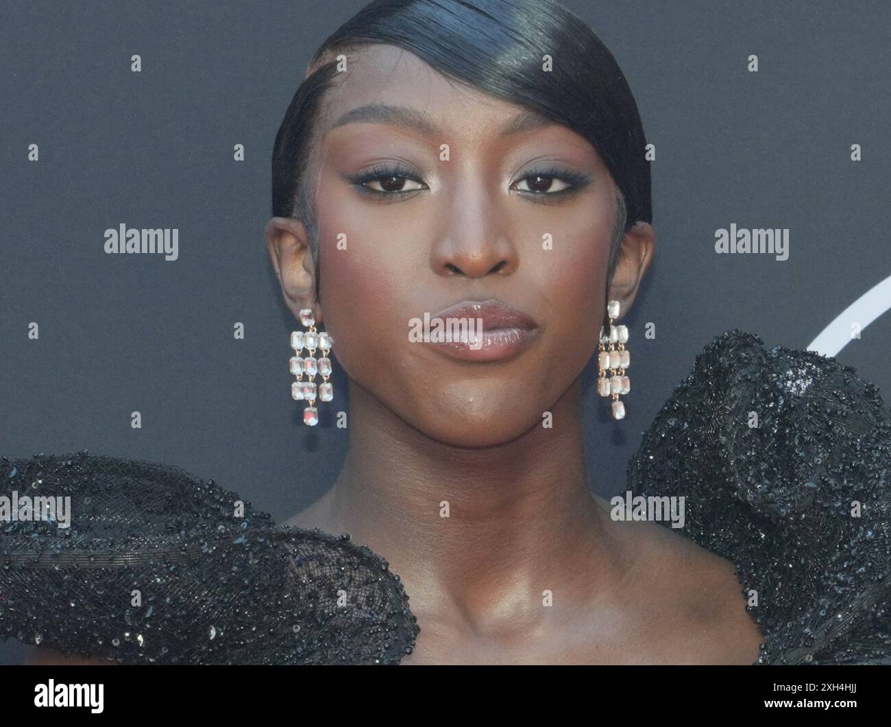 Los Angeles, USA. 11th July, 2024. Flau'jae Johnson arrives at The 2024 ...