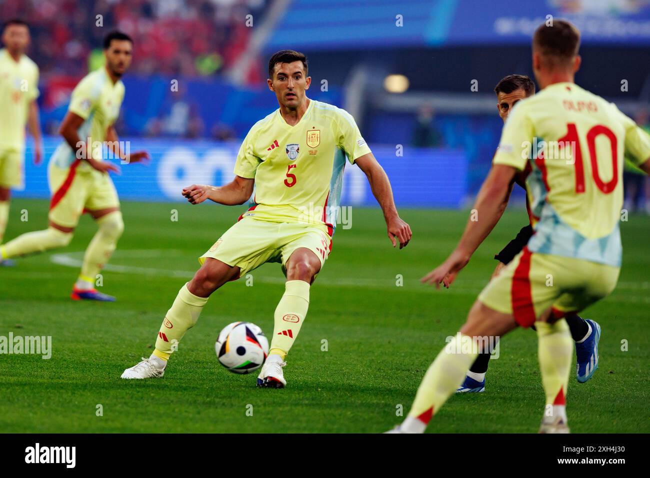 Daniel Vivian seen during UEFA Euro 2024 game between national teams of ...