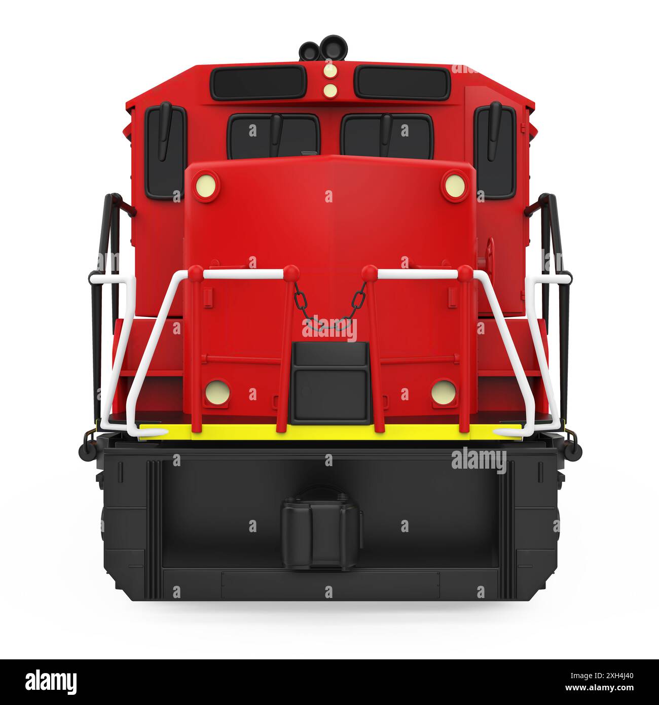 Diesel Locomotive Train Isolated Stock Photo - Alamy