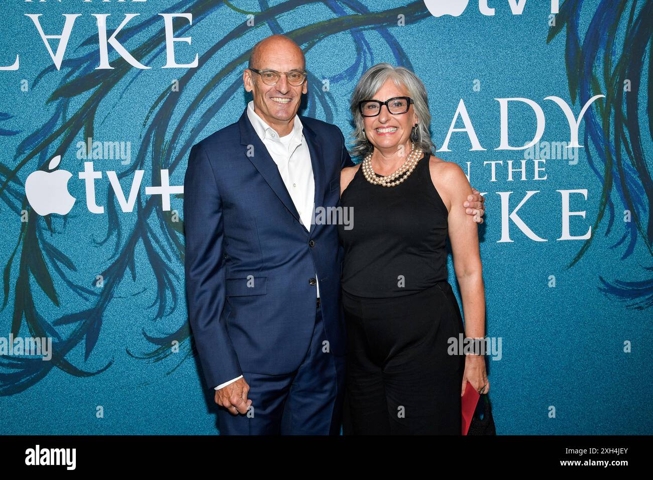 Mindy Goldberg, right, and guest attend the Apple TV+ series premiere ...