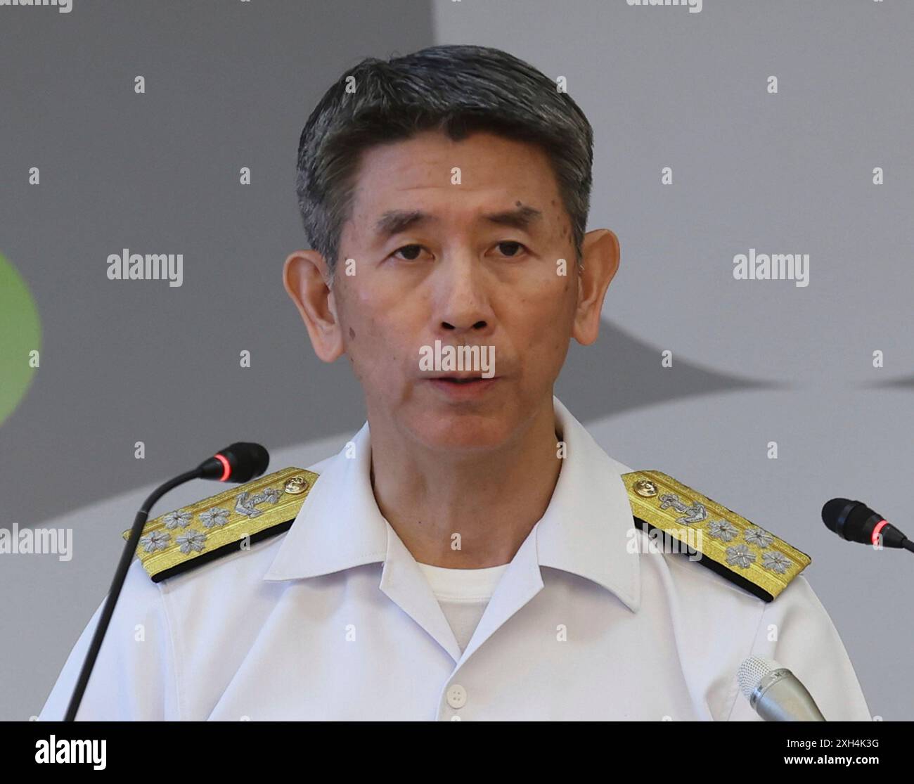 Admiral Ryo Sakai, the Chief of staff of Japan Maritime Self-Defense ...
