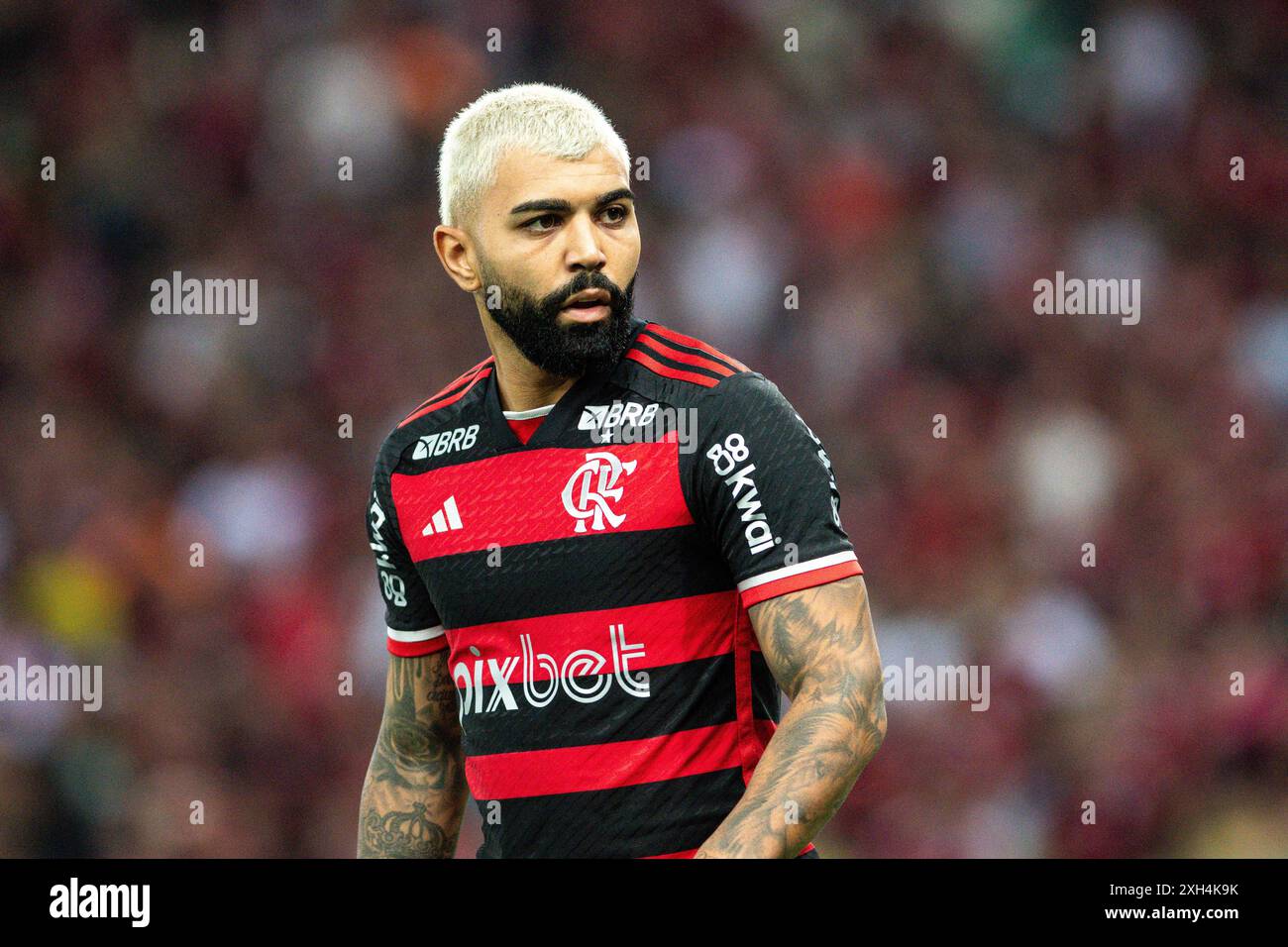 Rio, Brazil - july 11 2024: Gabi - Gabriel Barbosa player in match ...