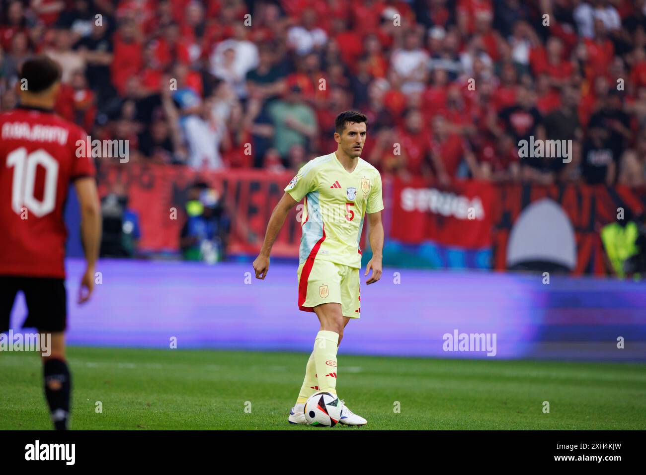 Daniel Vivian seen during UEFA Euro 2024 game between national teams of ...