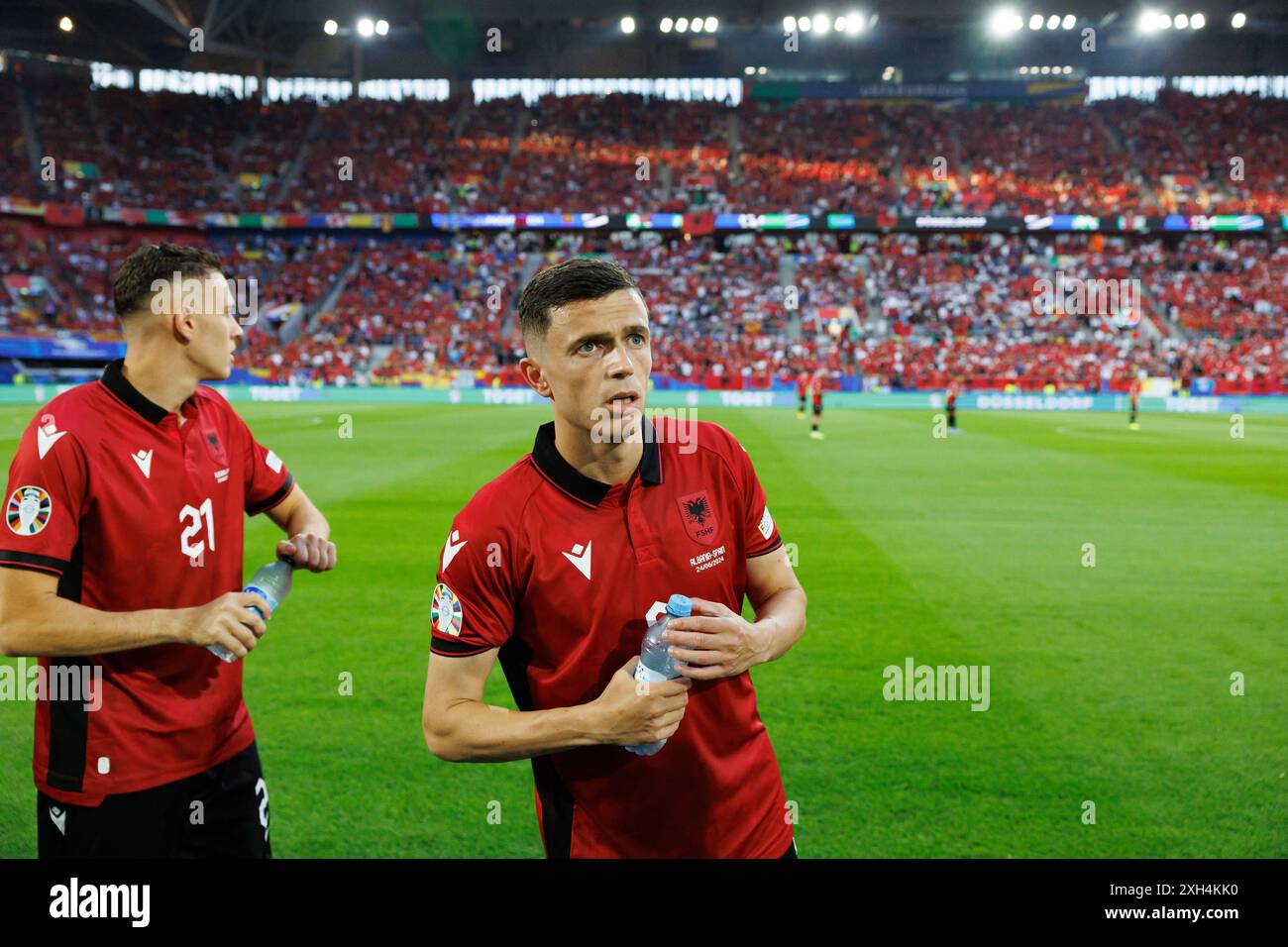 Jasir Asani seen during UEFA Euro 2024 game between national teams of ...