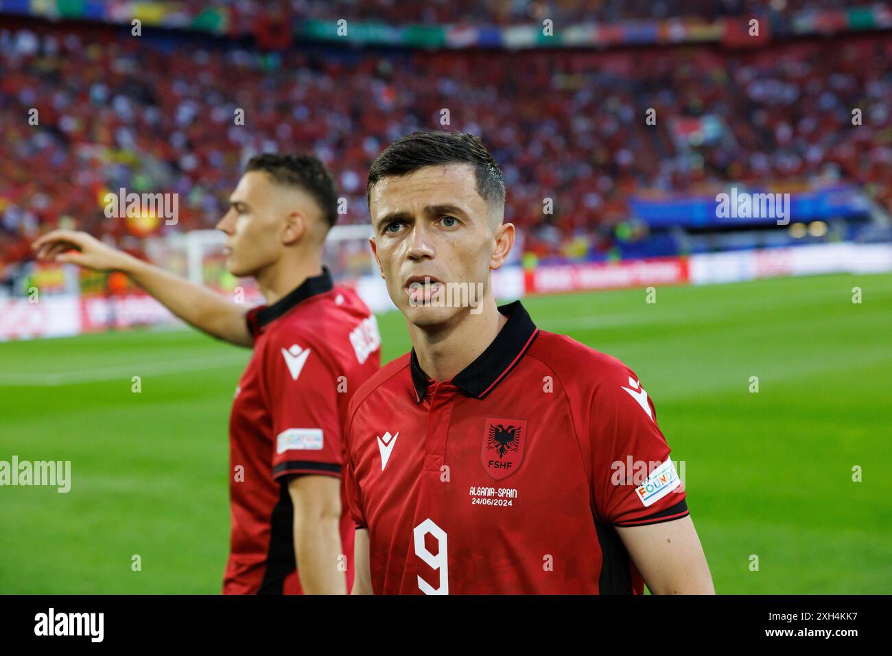Jasir Asani seen during UEFA Euro 2024 game between national teams of ...