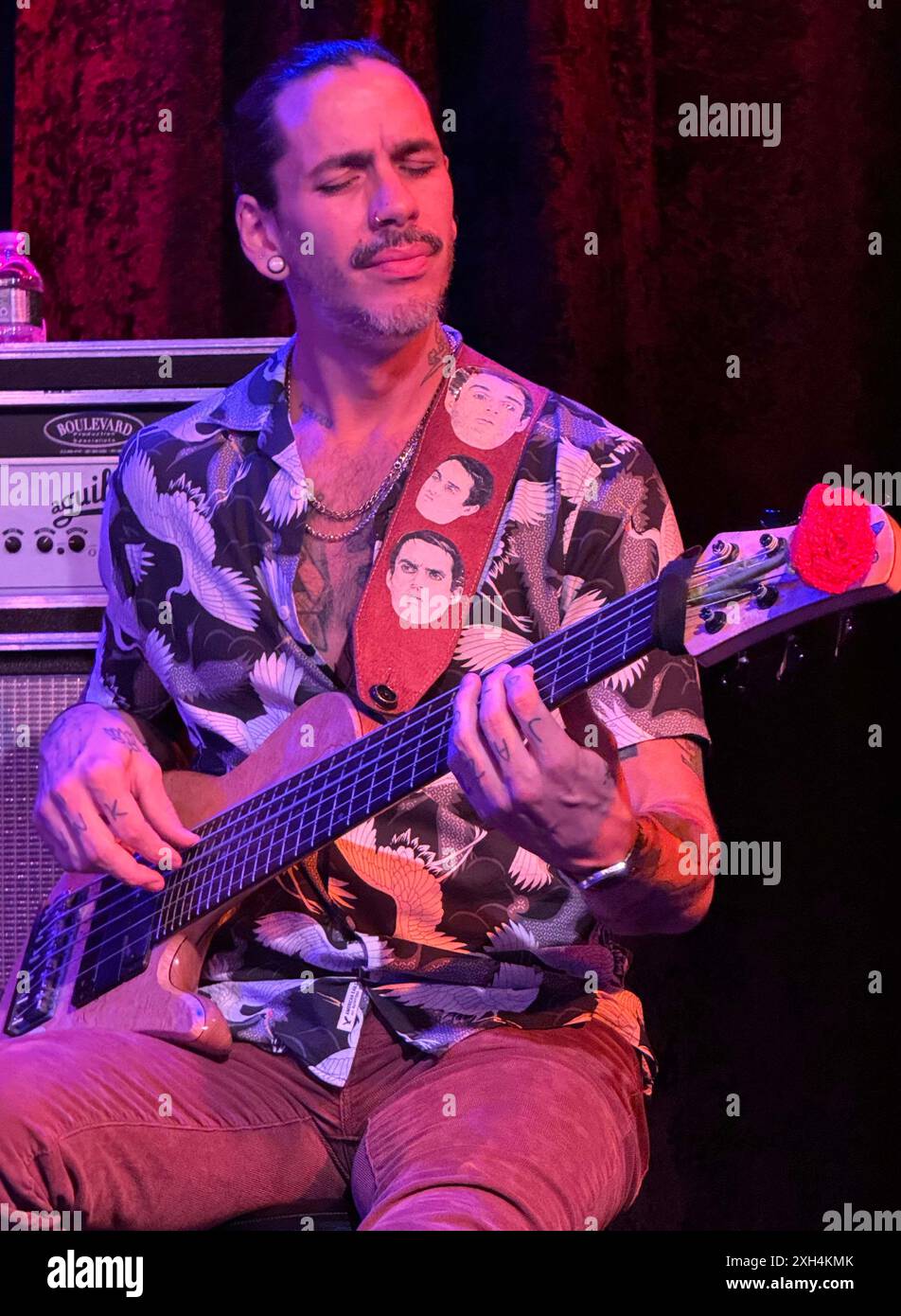 July 11, 2024, New York, New York, USA: Bassist and son of legendary ...