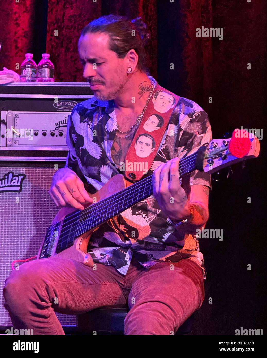 July 11, 2024, New York, New York, USA: Bassist and son of legendary ...