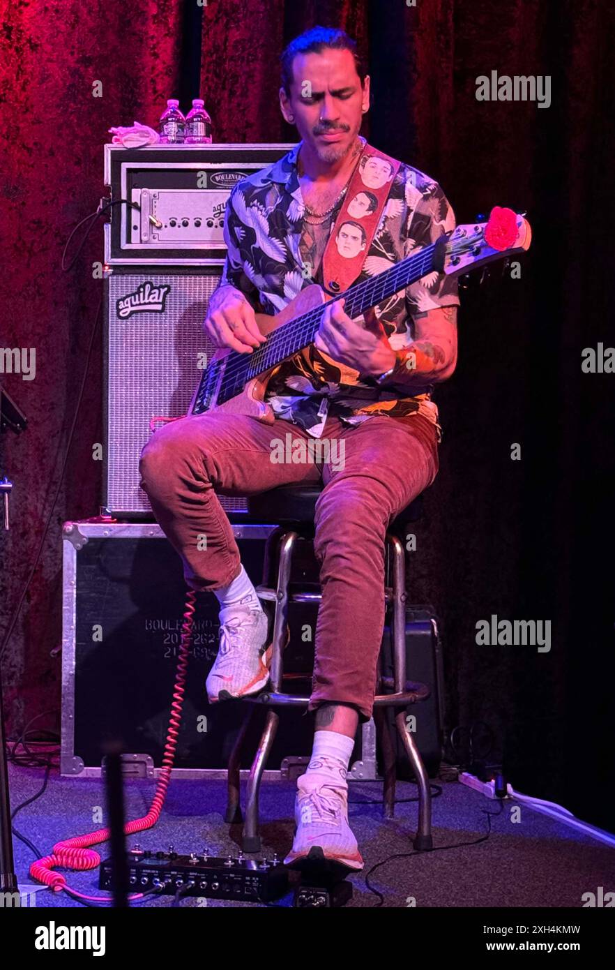 July 11, 2024, New York, New York, USA: Bassist and son of legendary ...