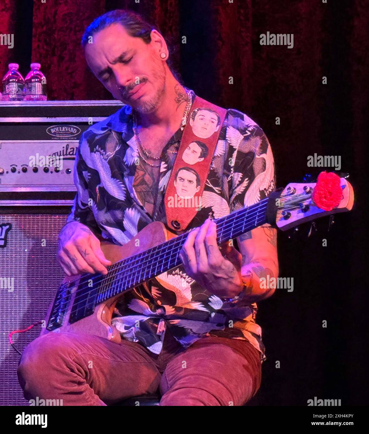 July 11, 2024, New York, New York, USA: Bassist and son of legendary ...