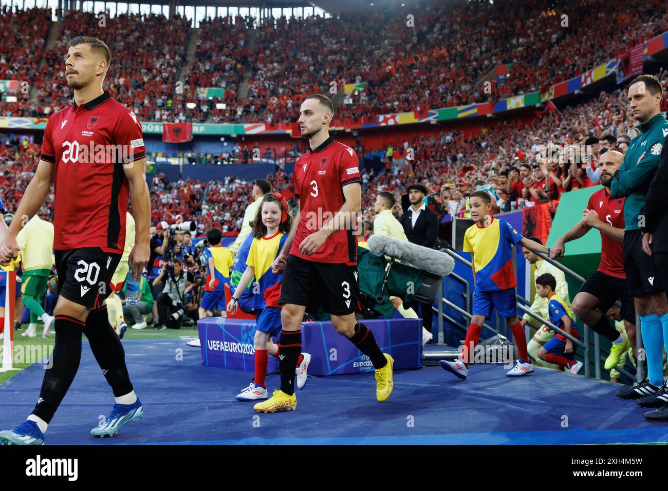 Mario Mitaj seen during UEFA Euro 2024 game between national teams of ...