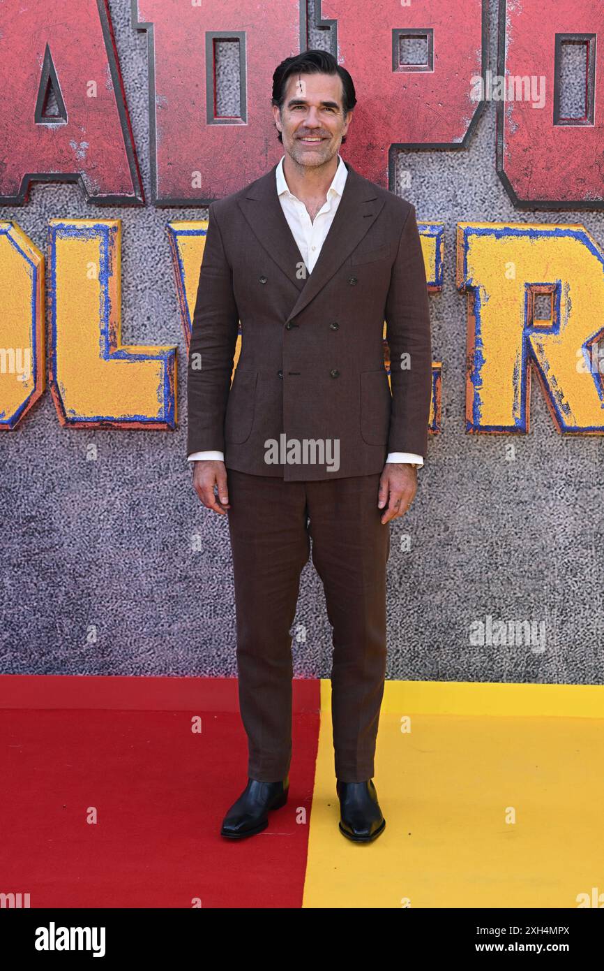 London, UK. 11th July, 2024. Rob Delaney at the Deadpool & Wolverine UK ...