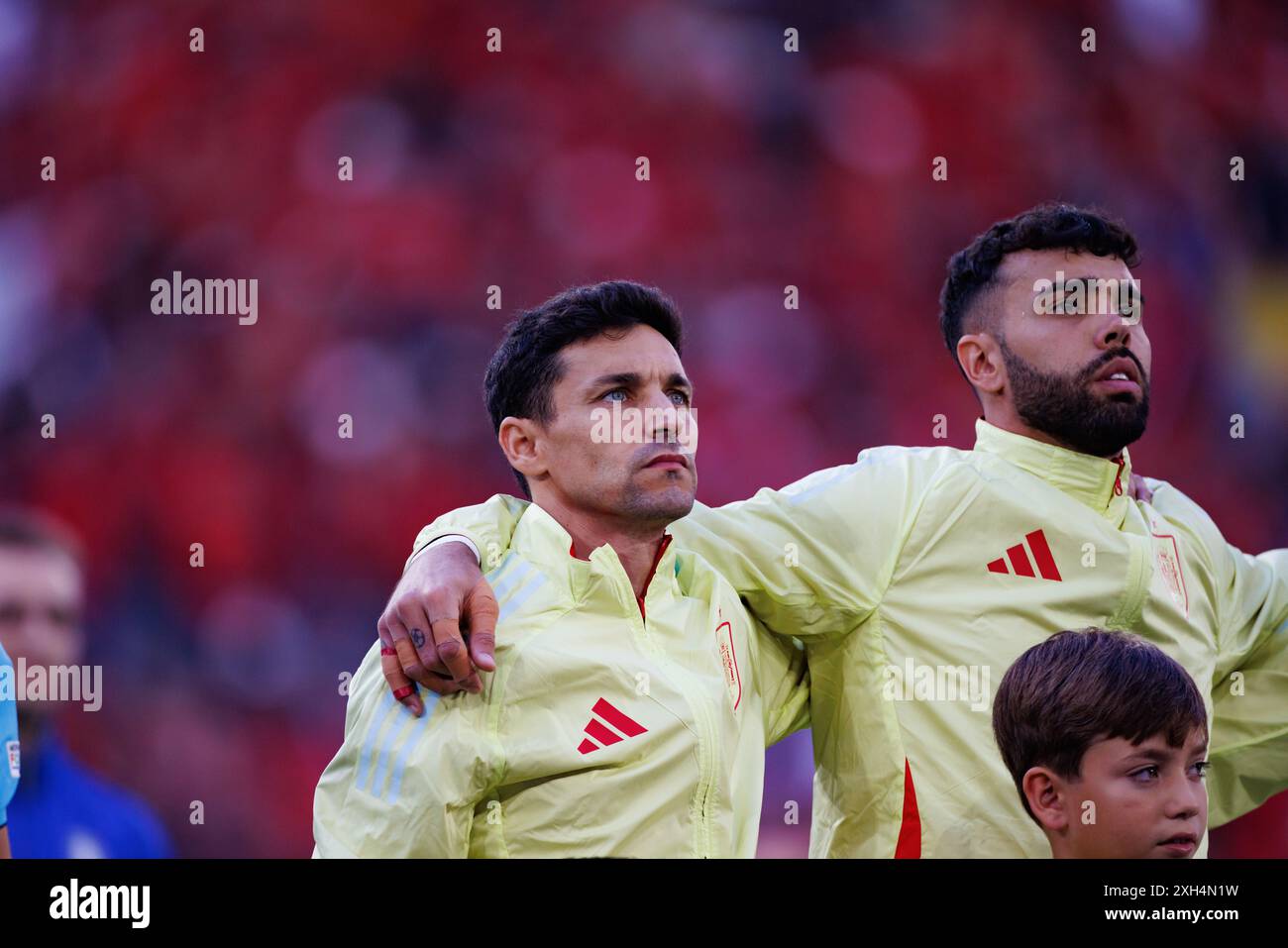 Jesus Navas seen during UEFA Euro 2024 game between national teams of ...